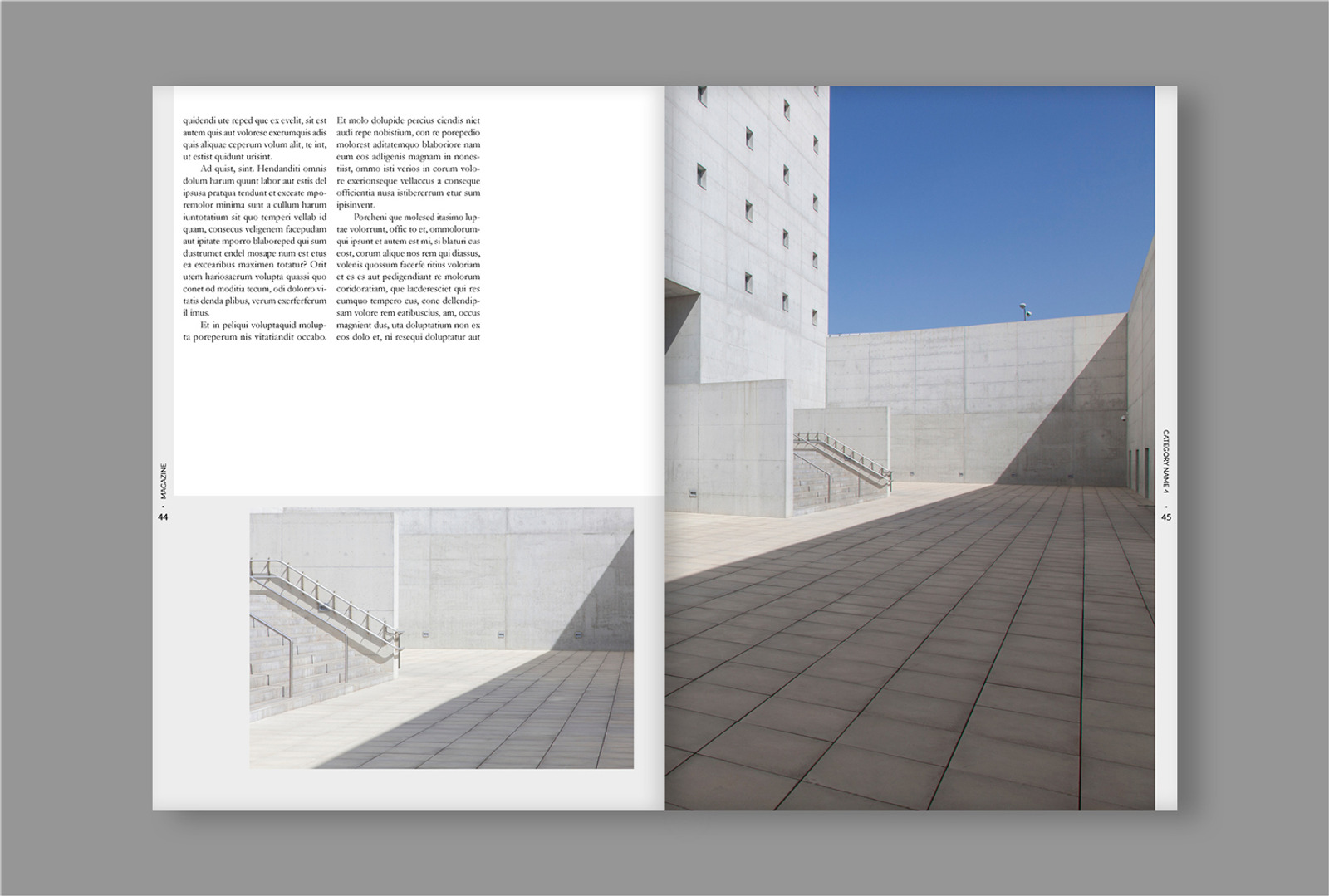 Classic Magazine Templates Layout (A4+US) - TemplateMonster