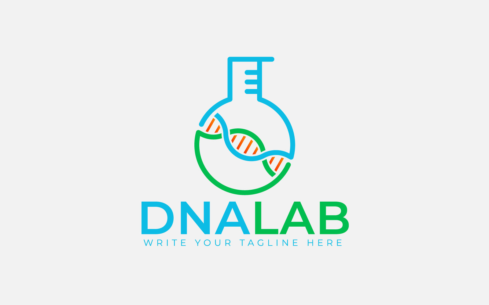 DNA Laboratory Logo, DNA, Genetic Lab Logo Modern, Science Lab ...