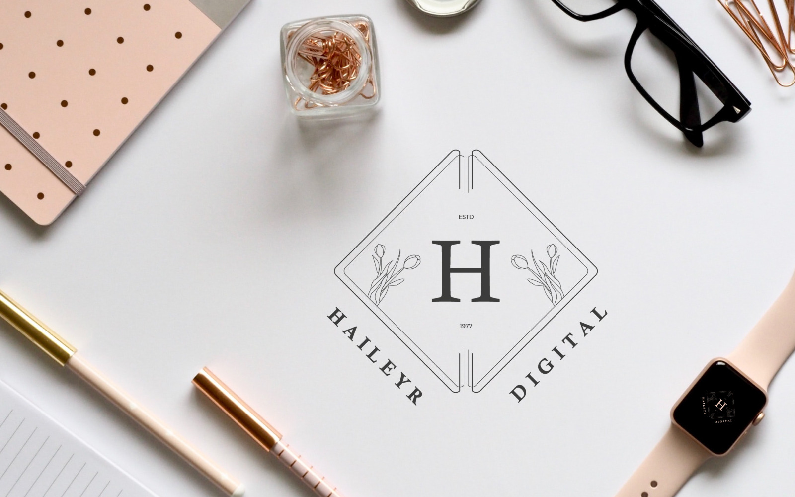 520 A to Z Floral Handmade Logos Bundle - TemplateMonster