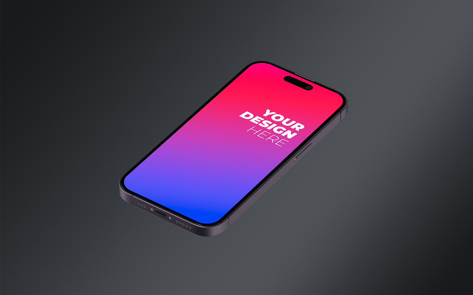 IPhone 14 Pro Mockup Set Bundle #298462 - TemplateMonster