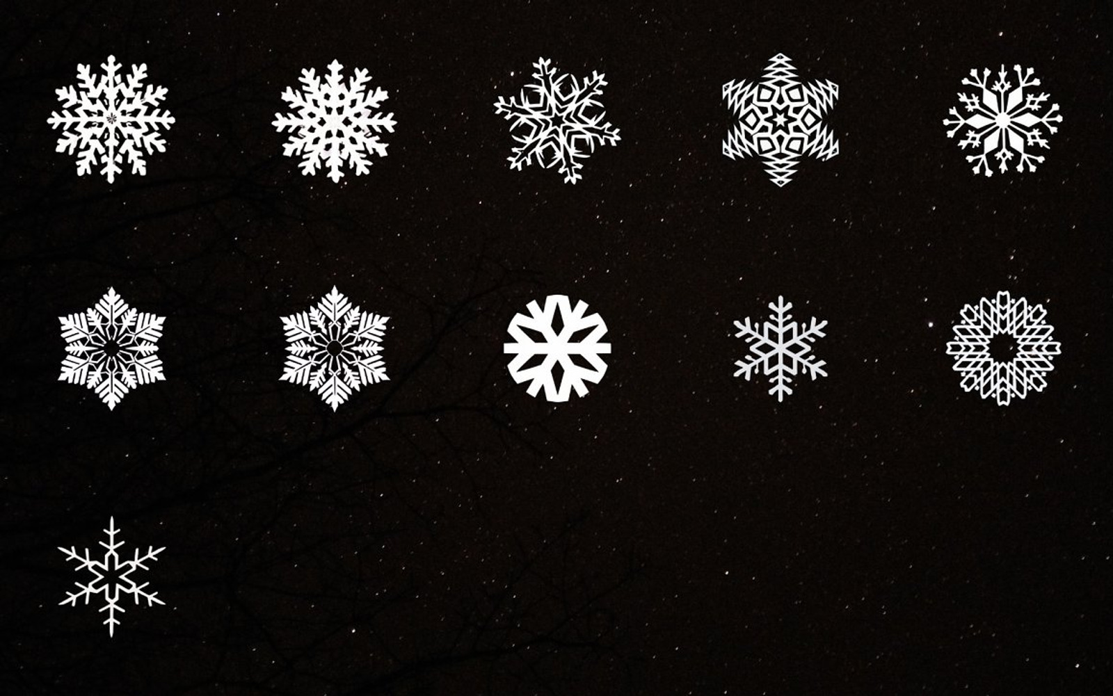56 White Snowflake Icon PNG Clipart #379840 - TemplateMonster