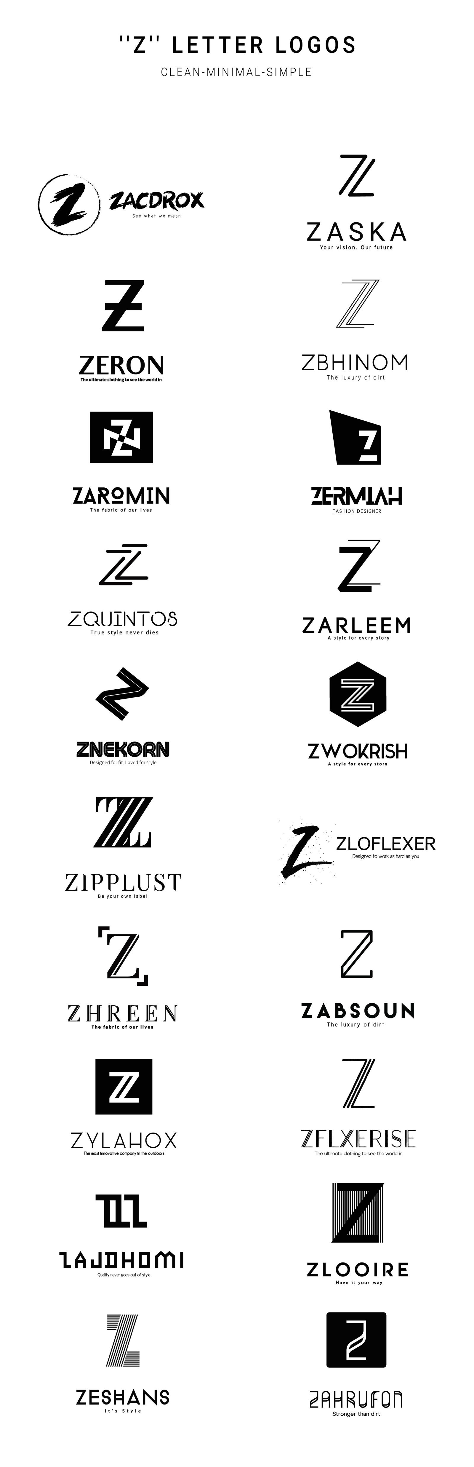 20 Z Letter Alphabetic Logos #222127 - TemplateMonster