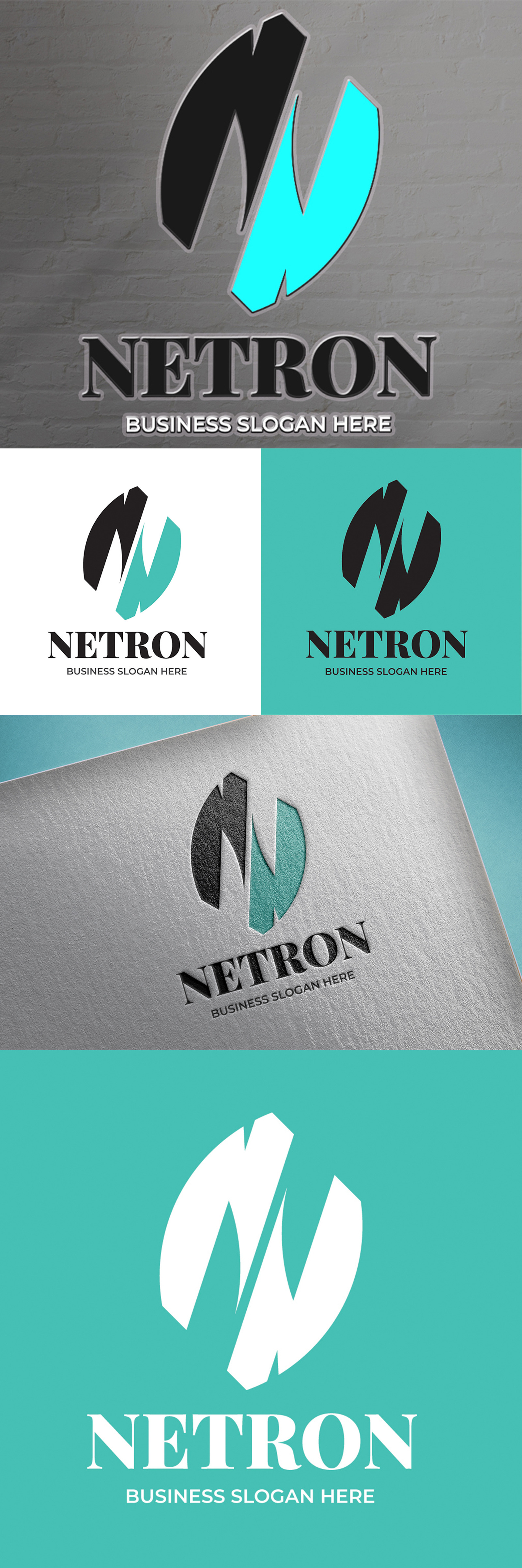 Netron - Letter N Logo Template #348868 - TemplateMonster