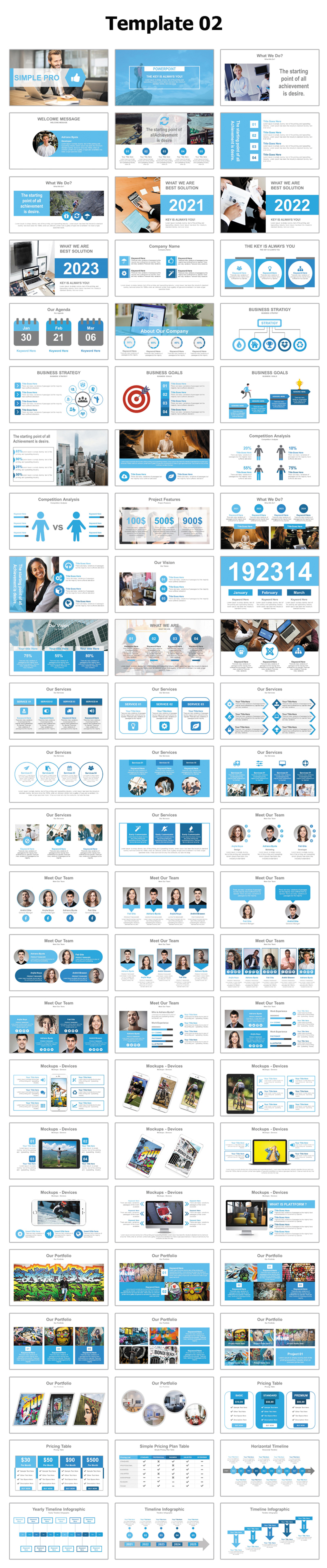 Bundle 2 IN 1 Multipurpose PowerPoint Template