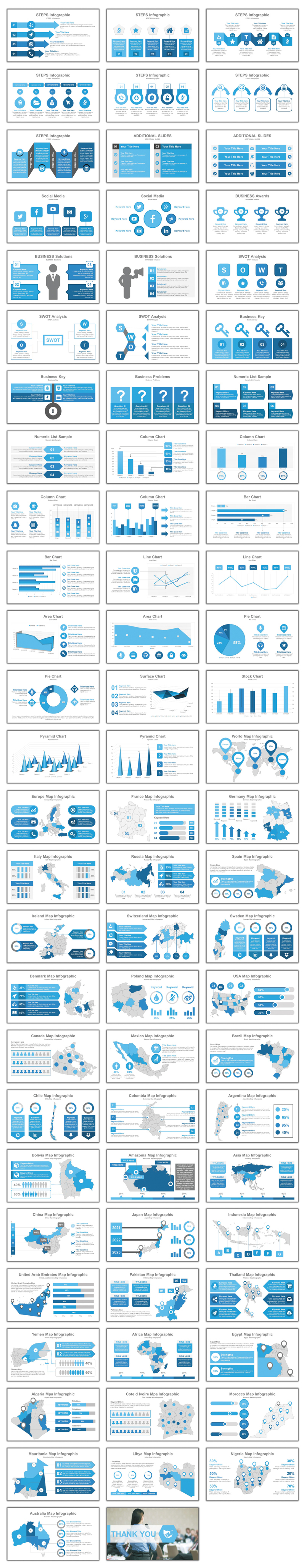 Complete Business Pack Presentation Google Slides Template