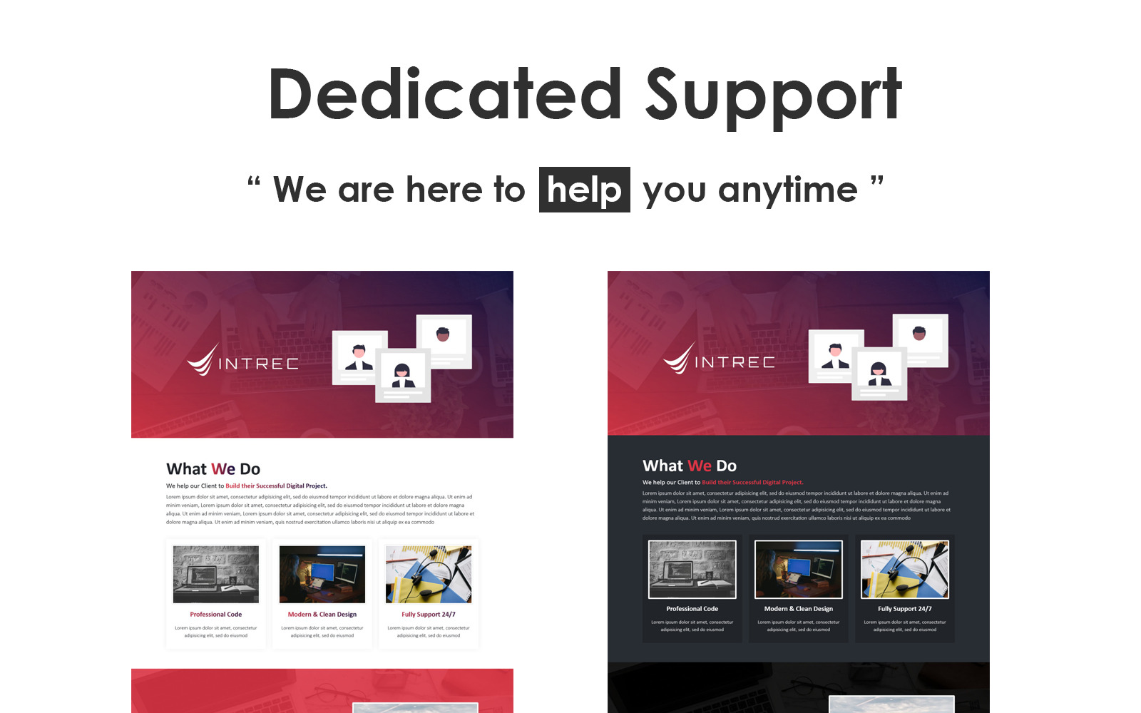 Intrec - Startup Multipurpose Bootstrap 5 One Page Templates