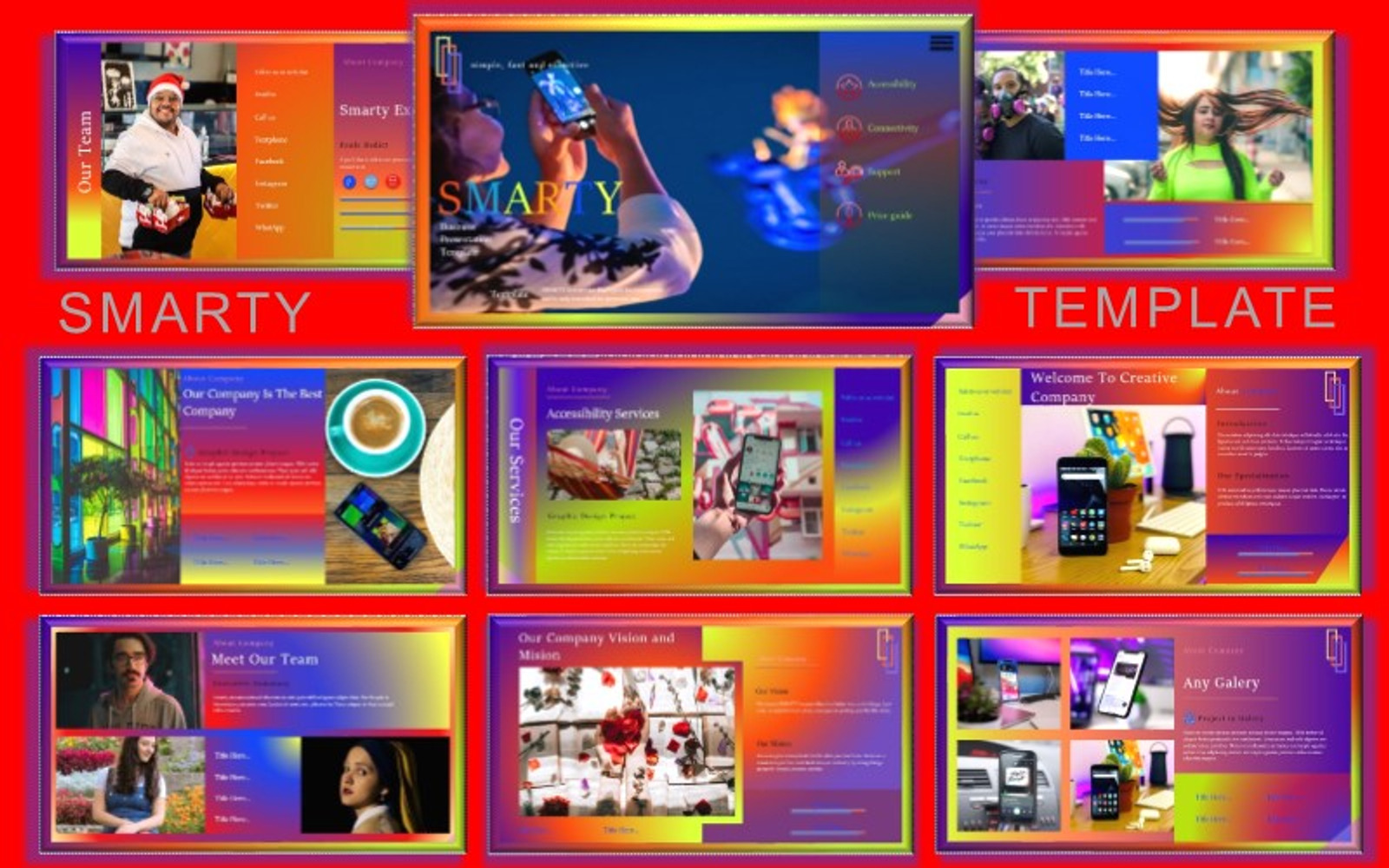 SMARTY – Marketing Multipurpose Creative Strategy PowerPoint