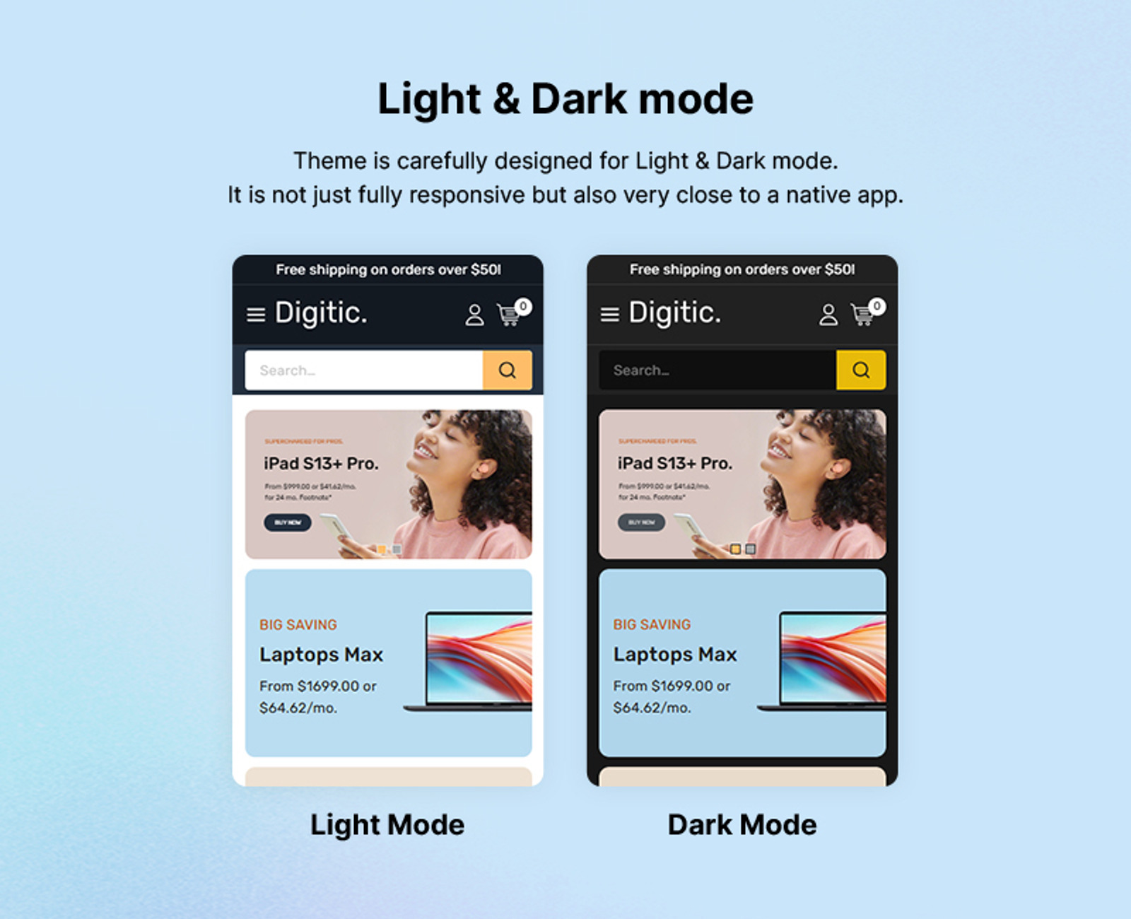 Digitic - Electronics, Gadgets and Computers Multipurpose Elementor WooCommerce Responsive Theme
