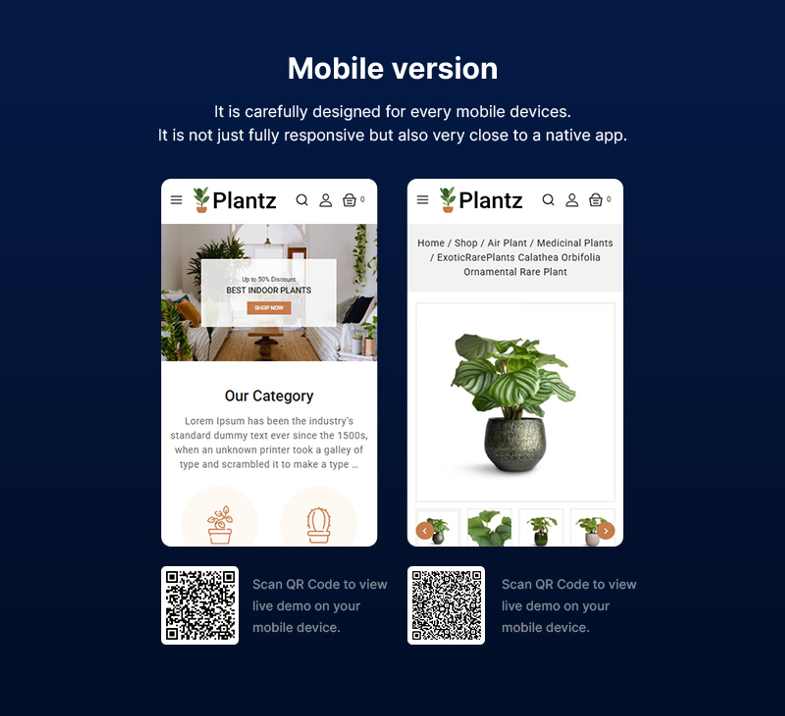 Plantz - Nursery, Gardening and Houseplants WooCommerce Elementor Theme