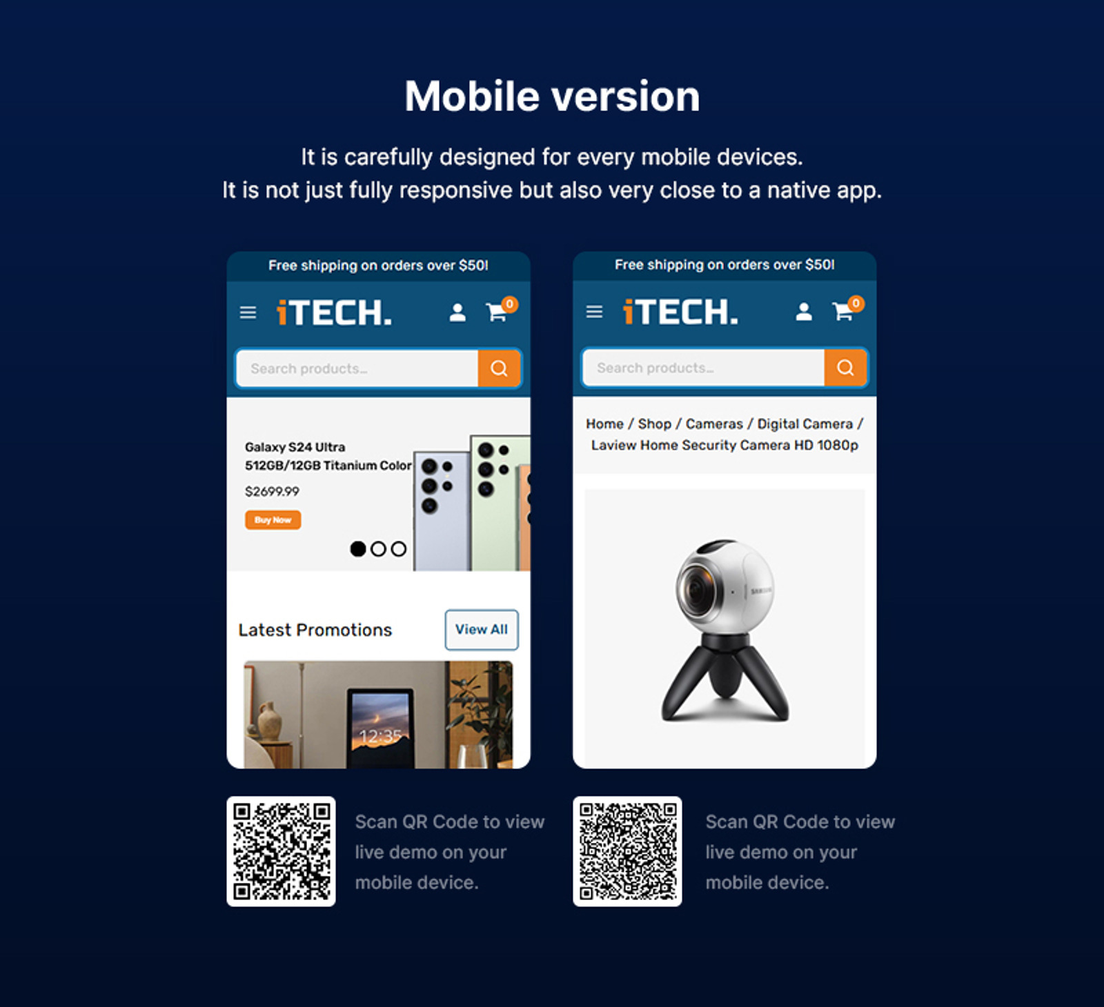ITech - Electronics, Gadgets and Technology Multipurpose WooCommerce Responsive Elementor Theme