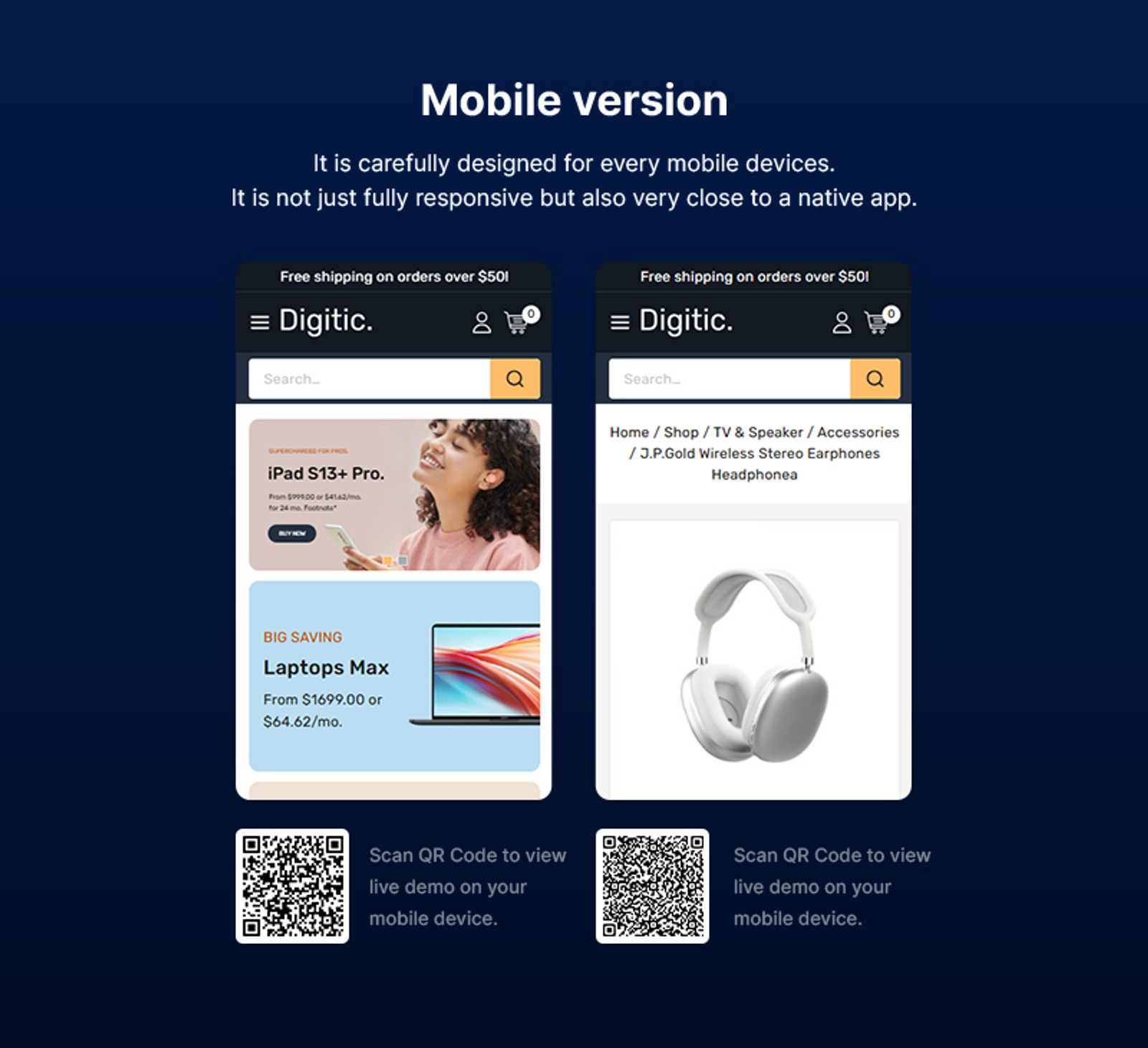 Digitic - Electronics, Gadgets and Computers Multipurpose Elementor WooCommerce Responsive Theme