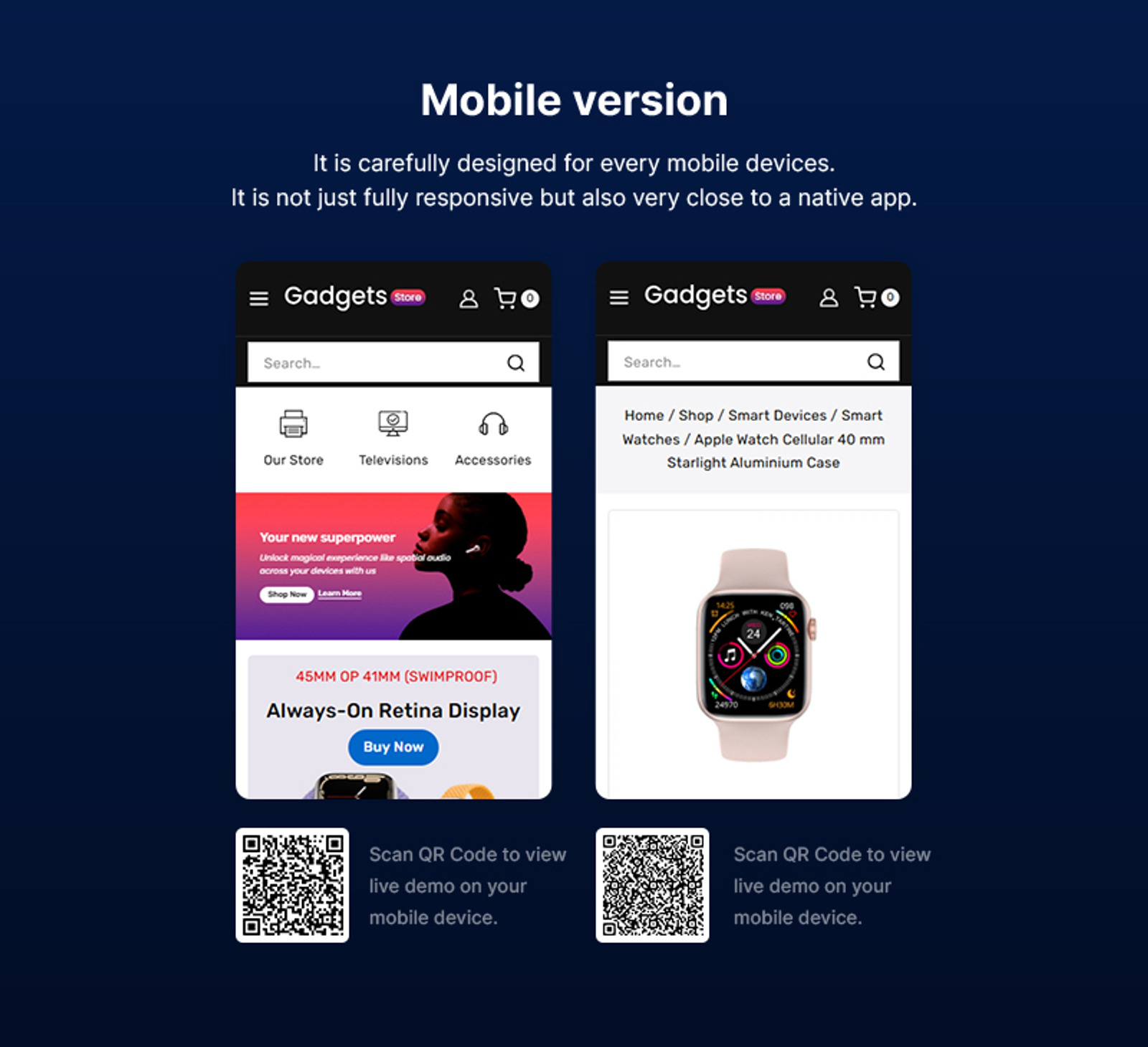 Gadget - Electronics, Gadgets and Computers Multipurpose WooCommerce Responsive Elementor Theme