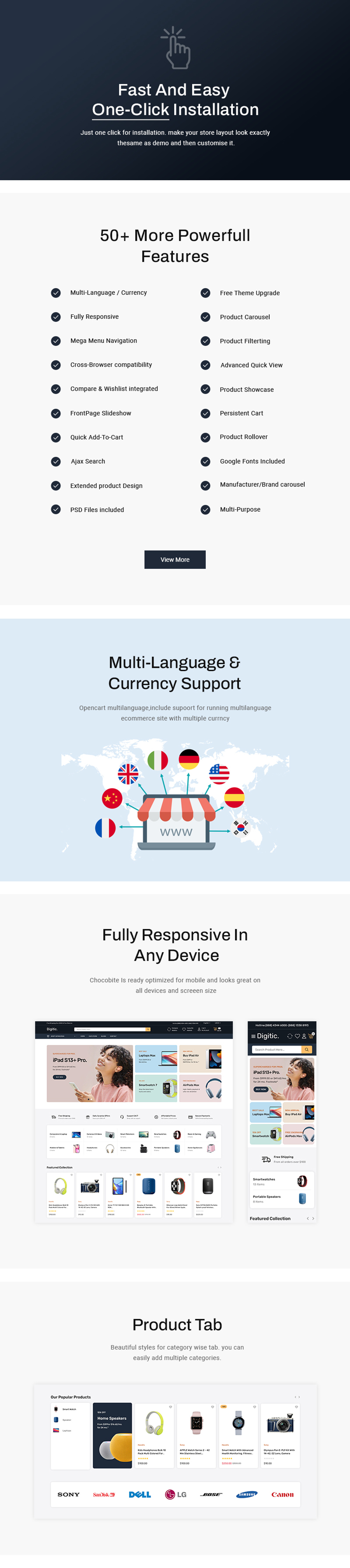 Digitic - Electronics, Gadgets and Computers Multipurpose Shopify Responsive Theme