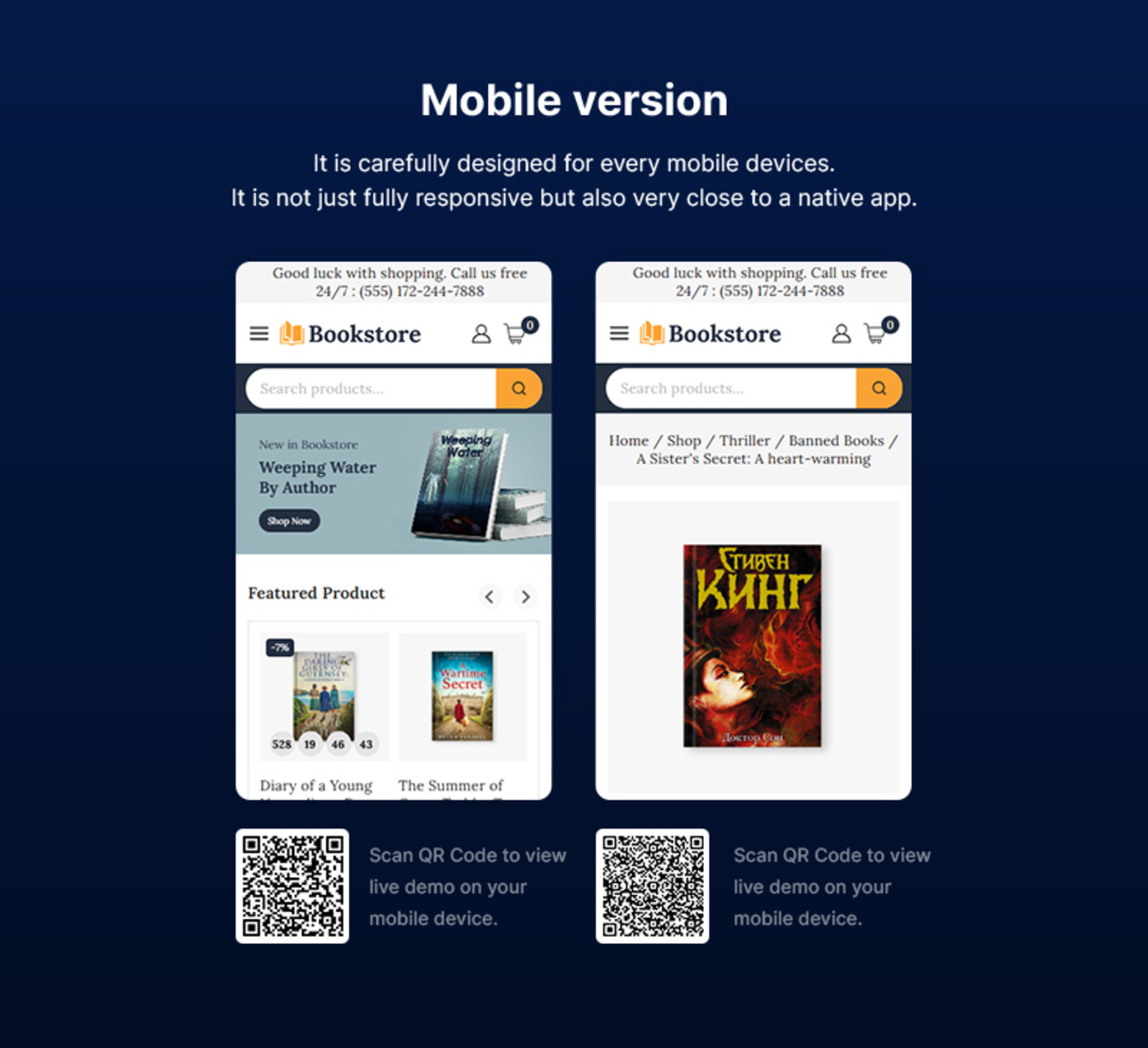 Bookstore - Book Store WooCommerce Elementor Responsive Theme