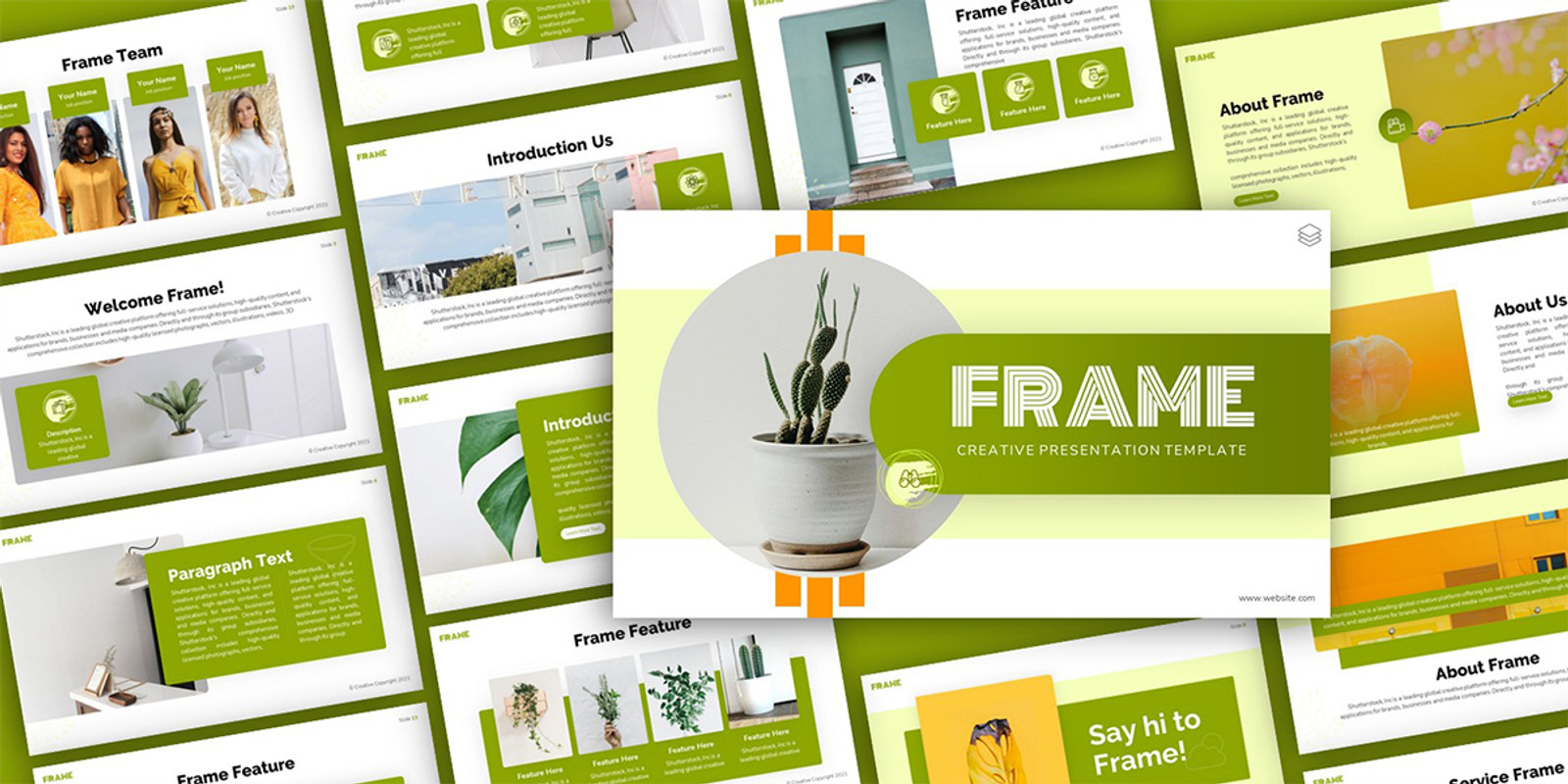 Frame Creative Multipurpose PowerPoint Presentation Template