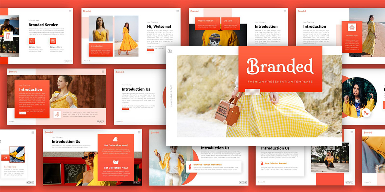 Branded Fashion Multipurpose PowerPoint Presentation Template