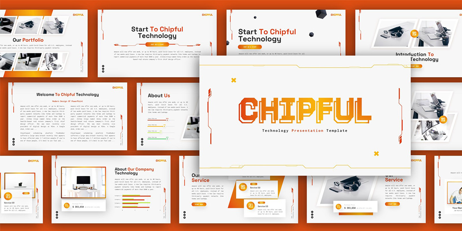 Chipful Technology Multipurpose PowerPoint Presentation Template