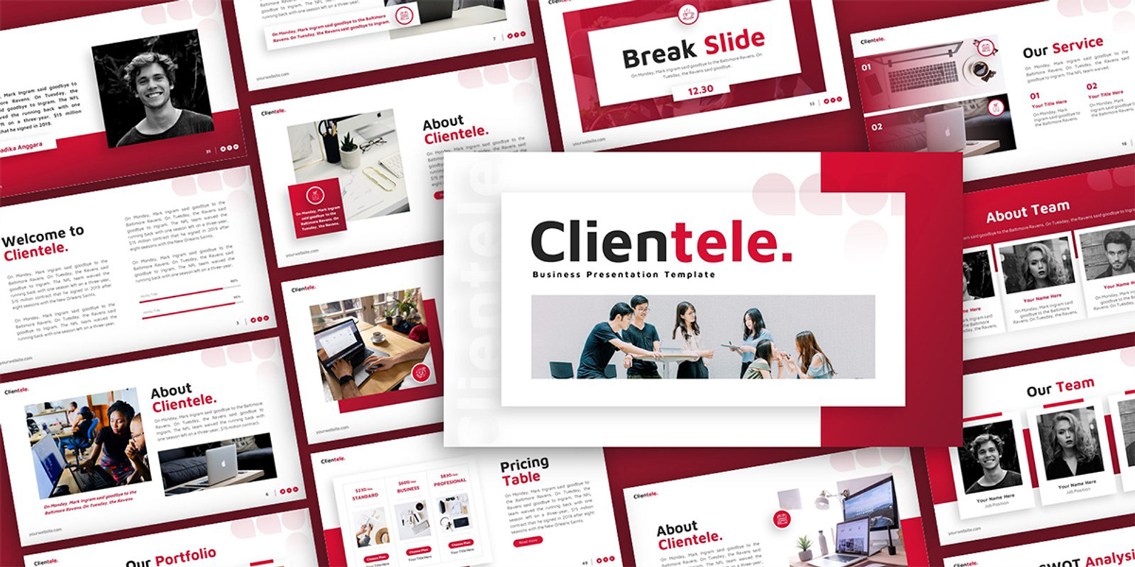 Clientele Business Multipurpose PowerPoint Presentation Template