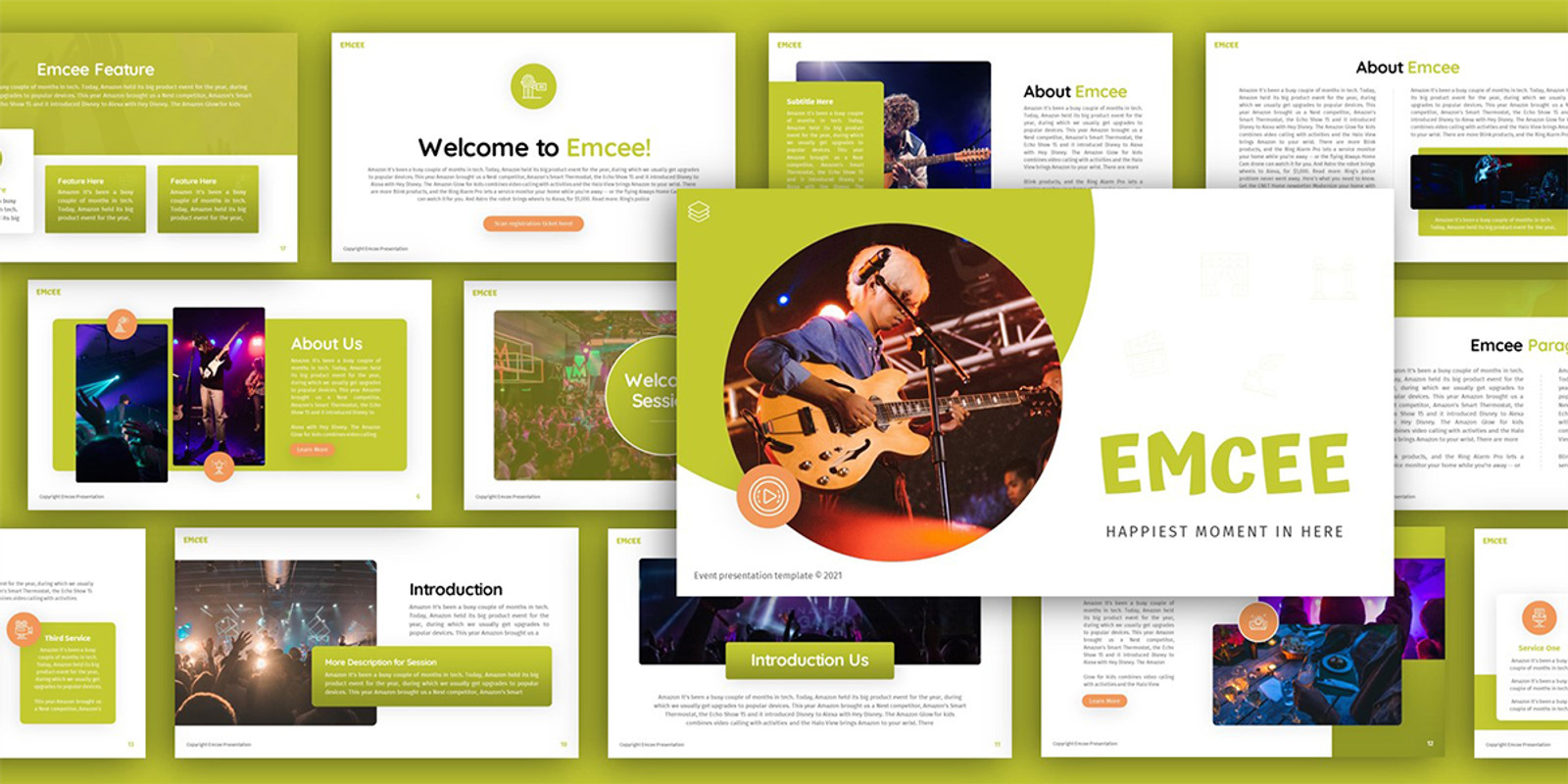 Emcee Event Multipurpose PowerPoint Presentation Template