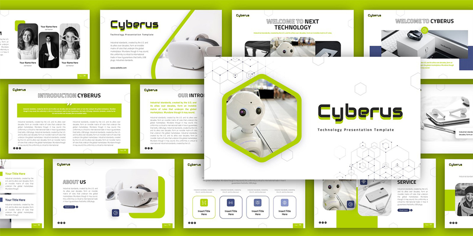 Cyberus Technology Multipurpose PowerPoint Presentation Template
