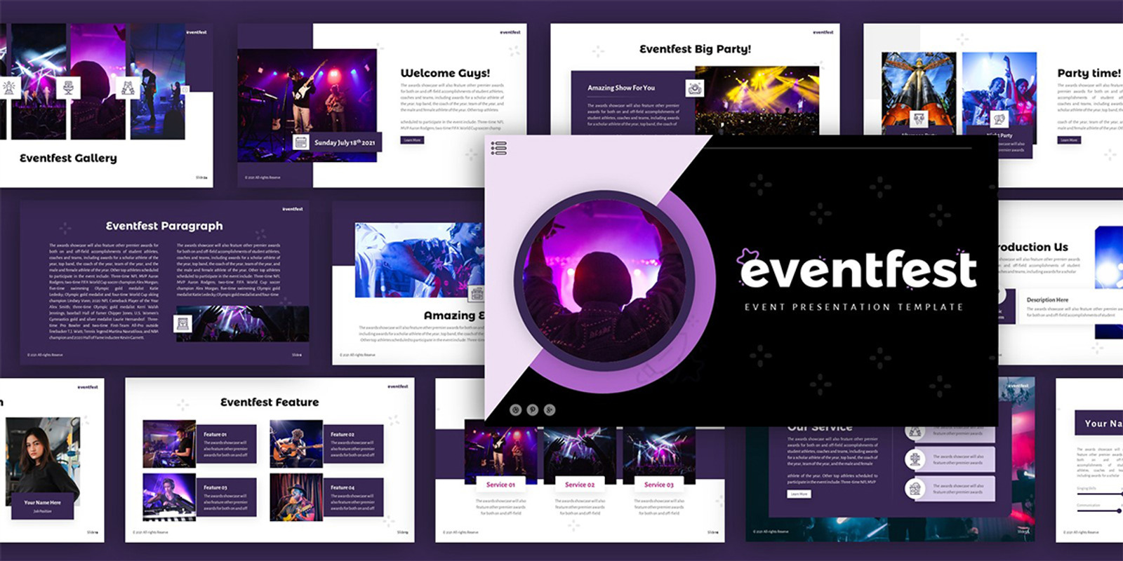 Eventfest Event Multipurpose PowerPoint Presentation Template