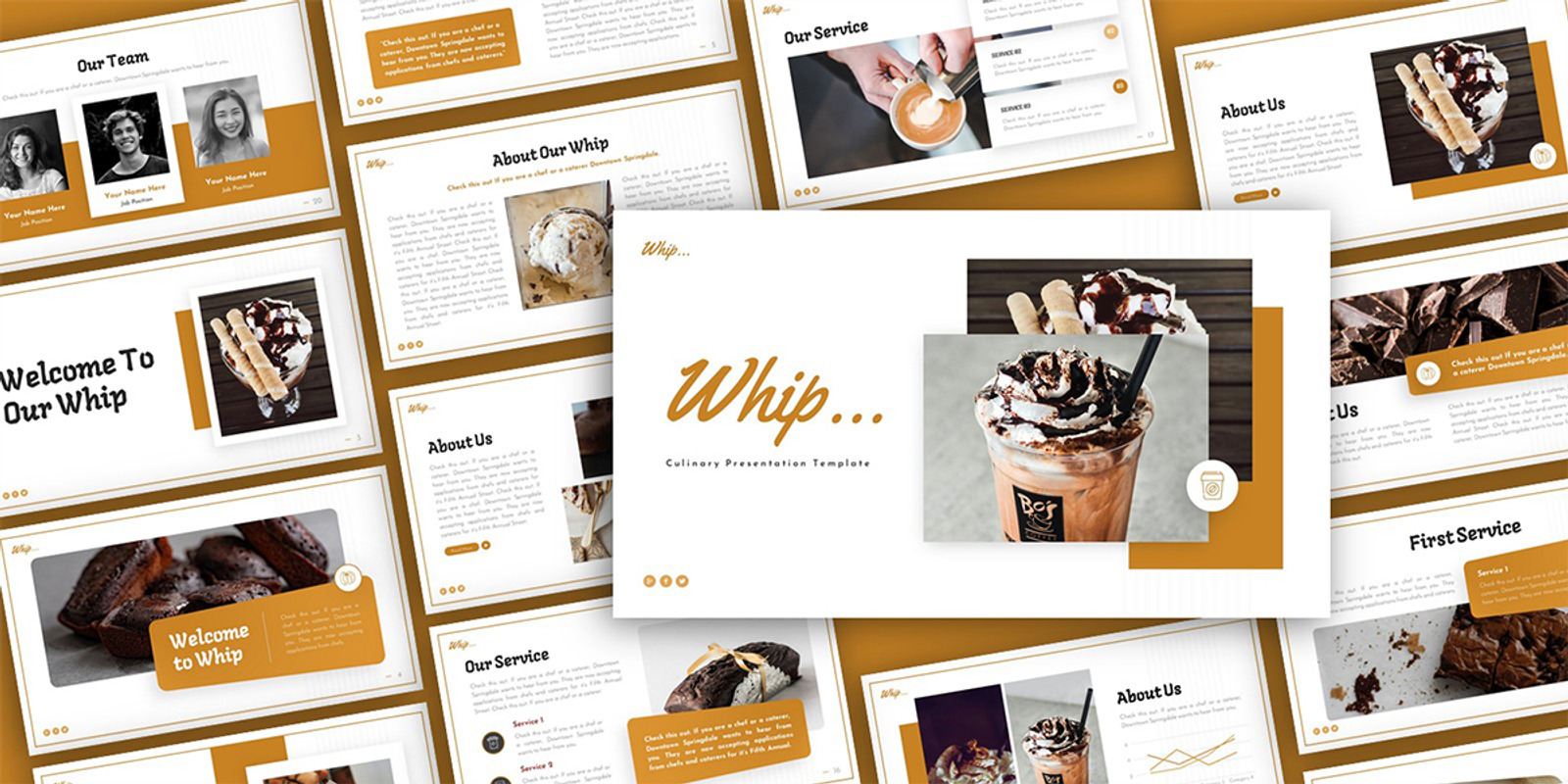 Whip Culinary Multipurpose PowerPoint Presentation Template