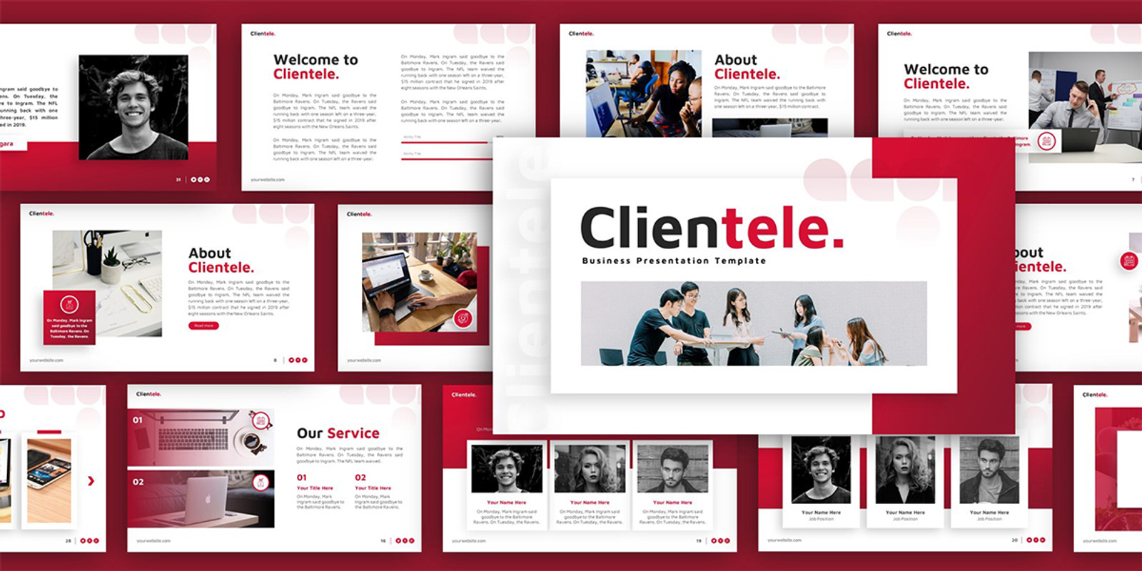 Clientele Business Multipurpose PowerPoint Presentation Template