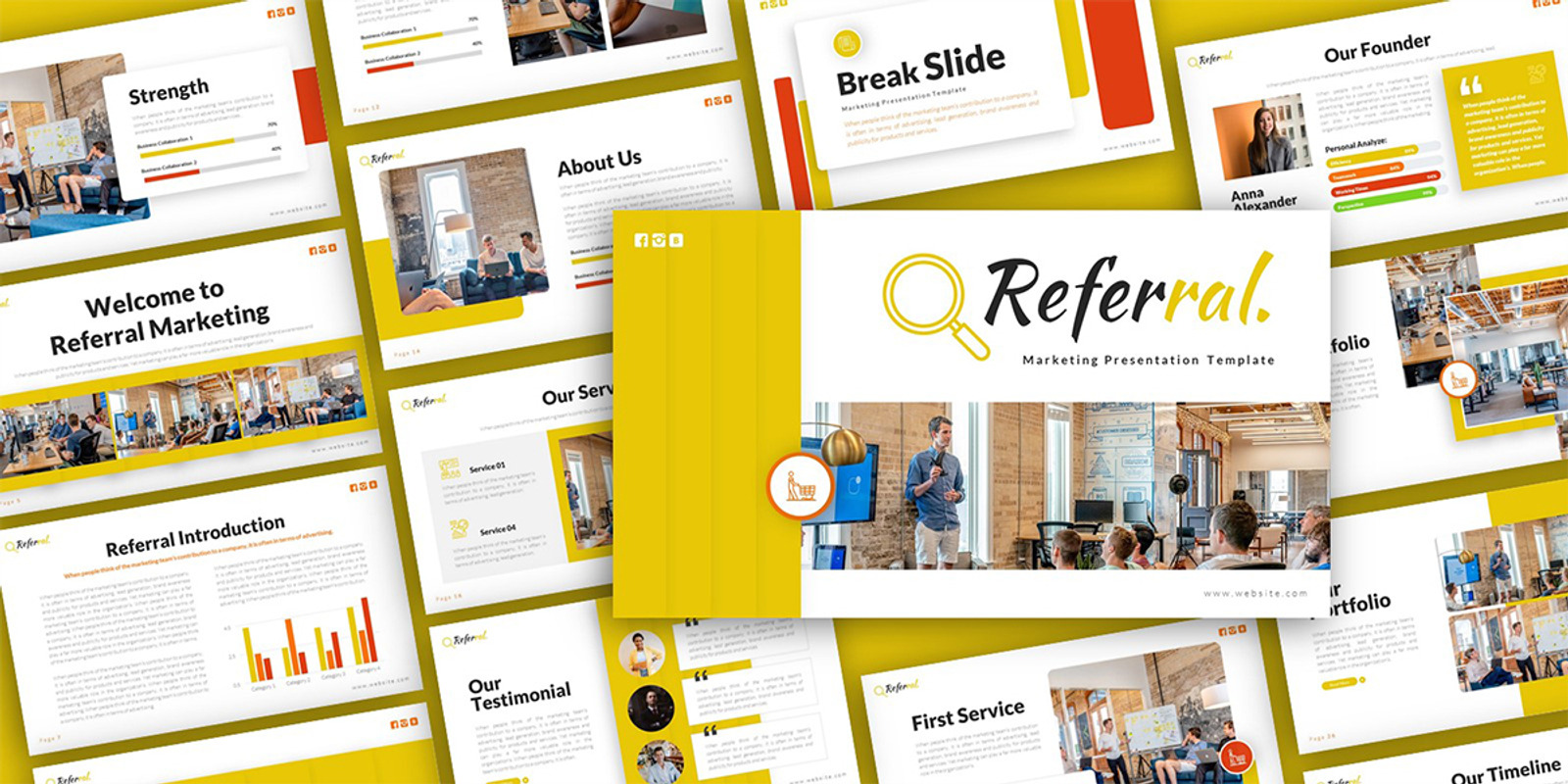 Referral Marketing Multipurpose PowerPoint Presentation Template