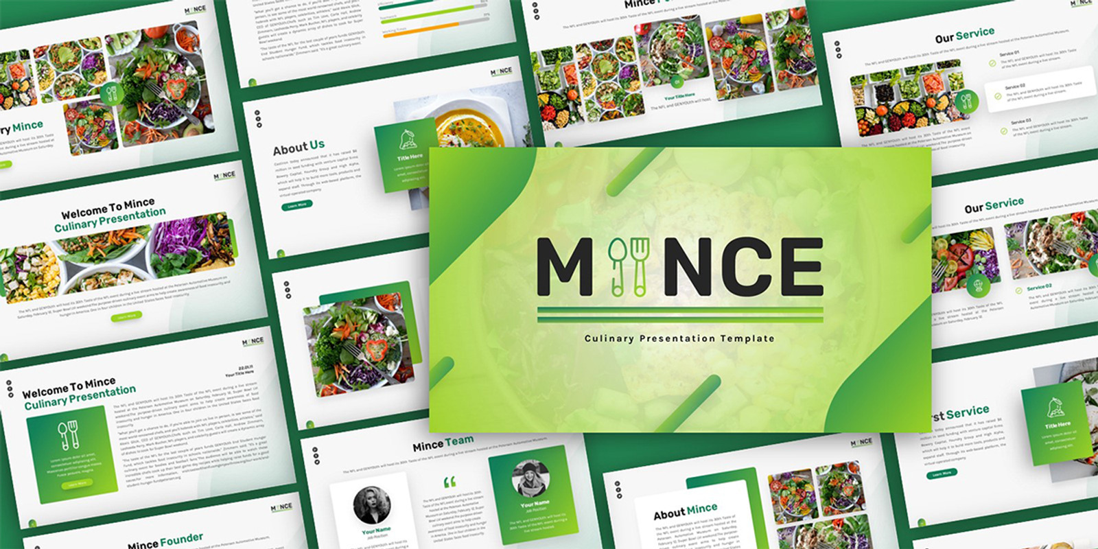 Mince Culinary Multipurpose PowerPoint Presentation Template