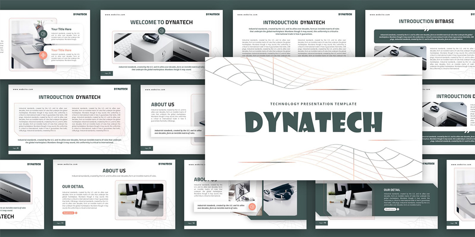 Dynatech Technology Multipurpose PowerPoint Presentation Template