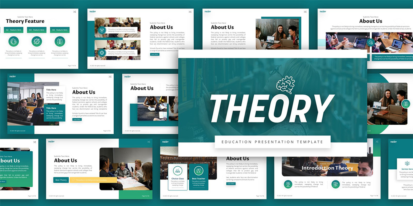 Theory Education Multipurpose PowerPoint Presentation Template