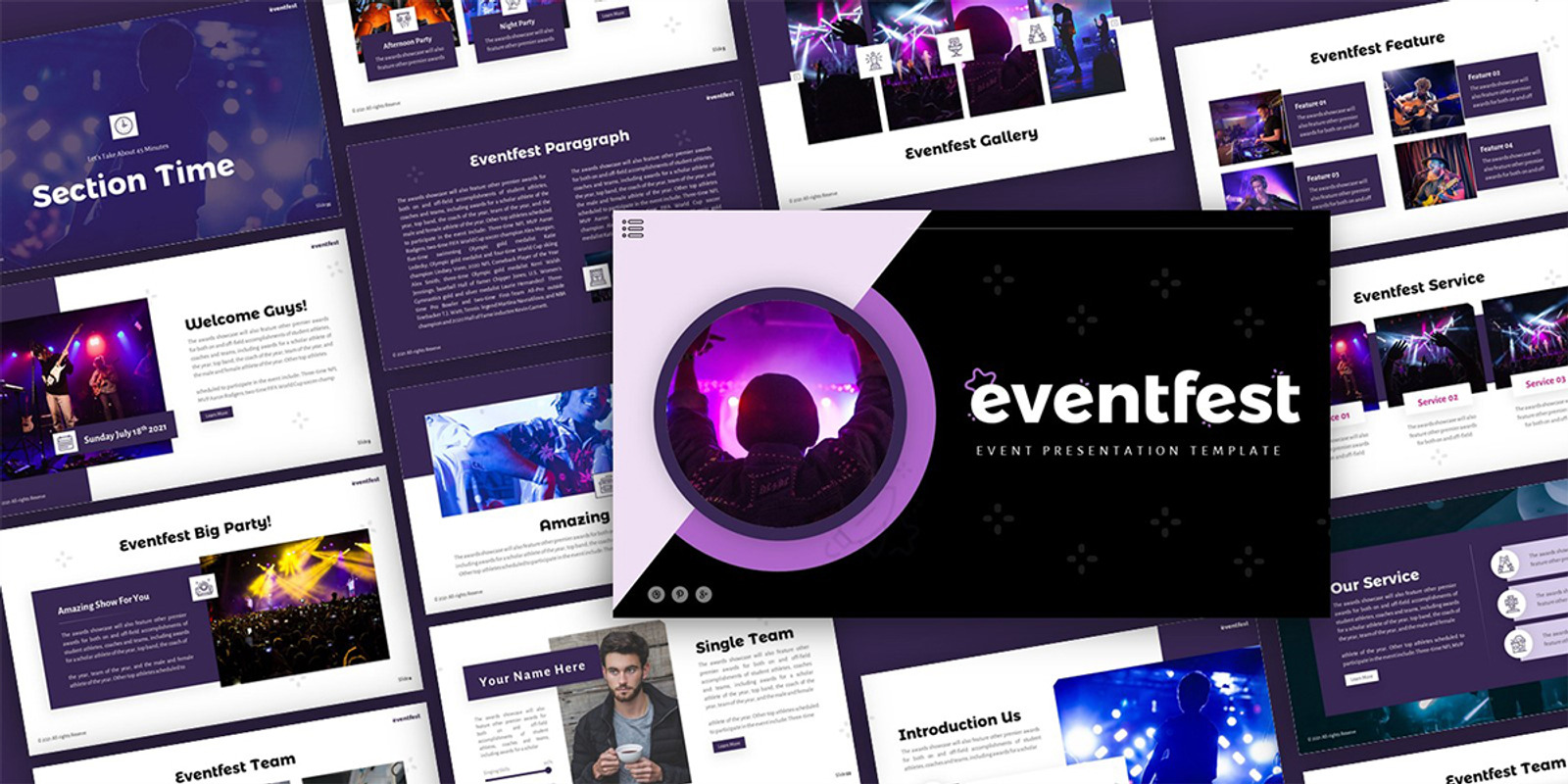 Eventfest Event Multipurpose PowerPoint Presentation Template