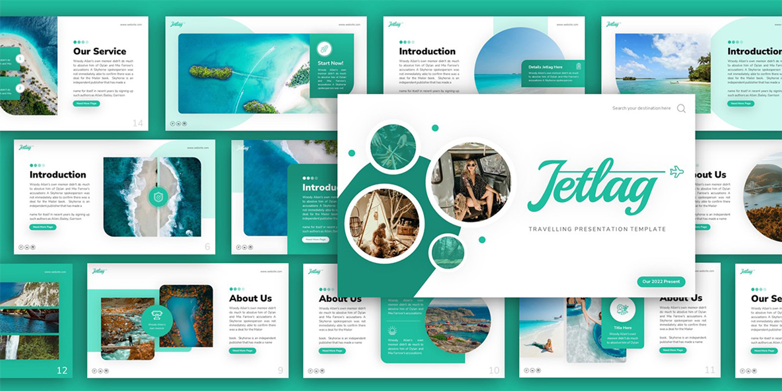 Jetlag Travelling Multipurpose PowerPoint Presentation Template