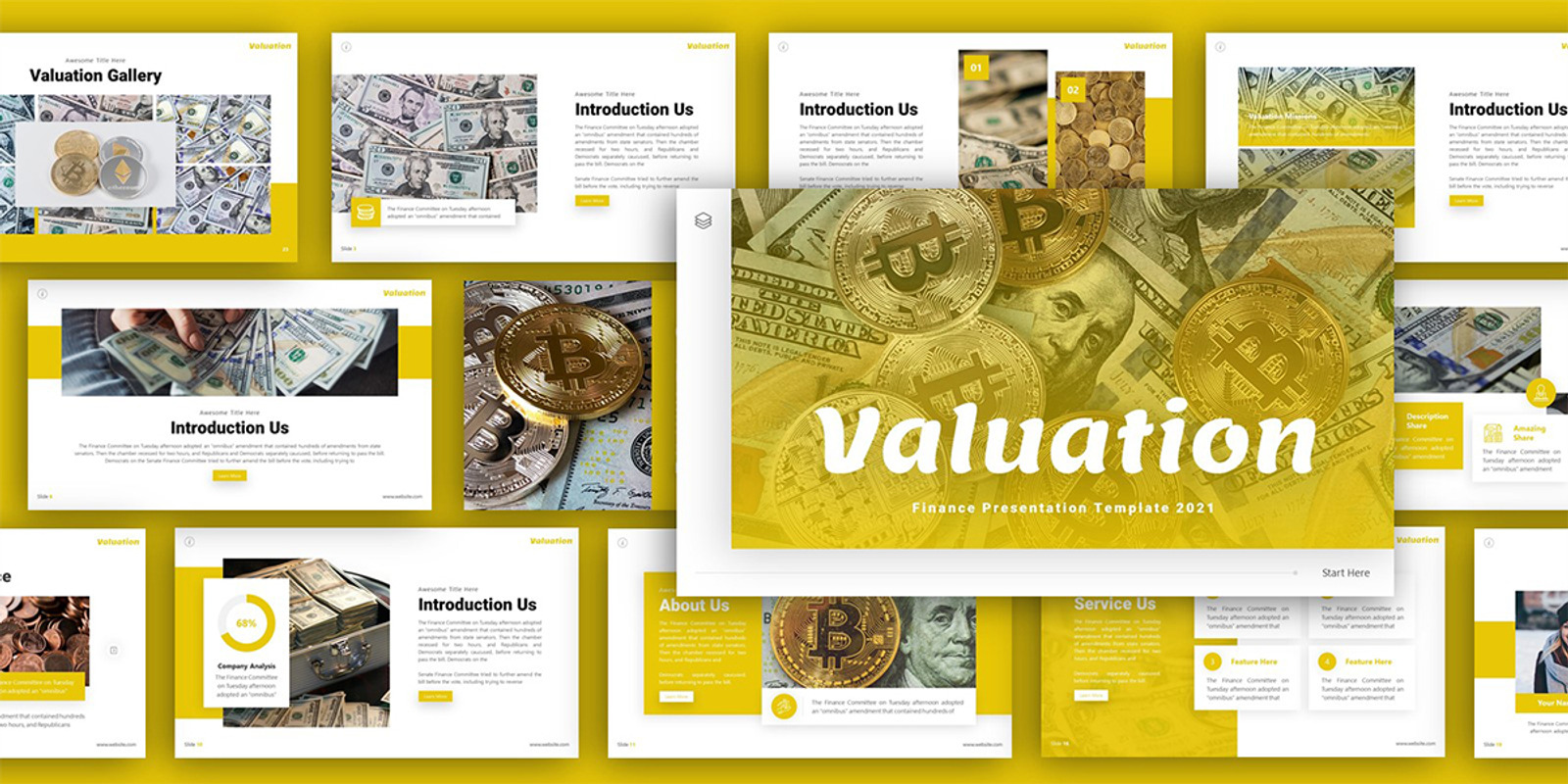 Valuation Finance Multipurpose PowerPoint Presentation Template