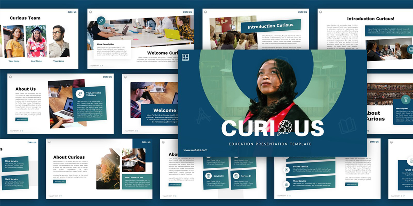 Curious Education Multipurpose PowerPoint Presentation Template