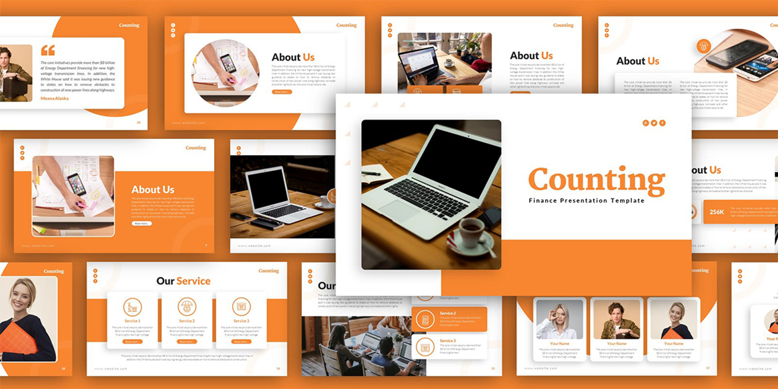 Counting - Finance Multipurpose PowerPoint Presentation Template