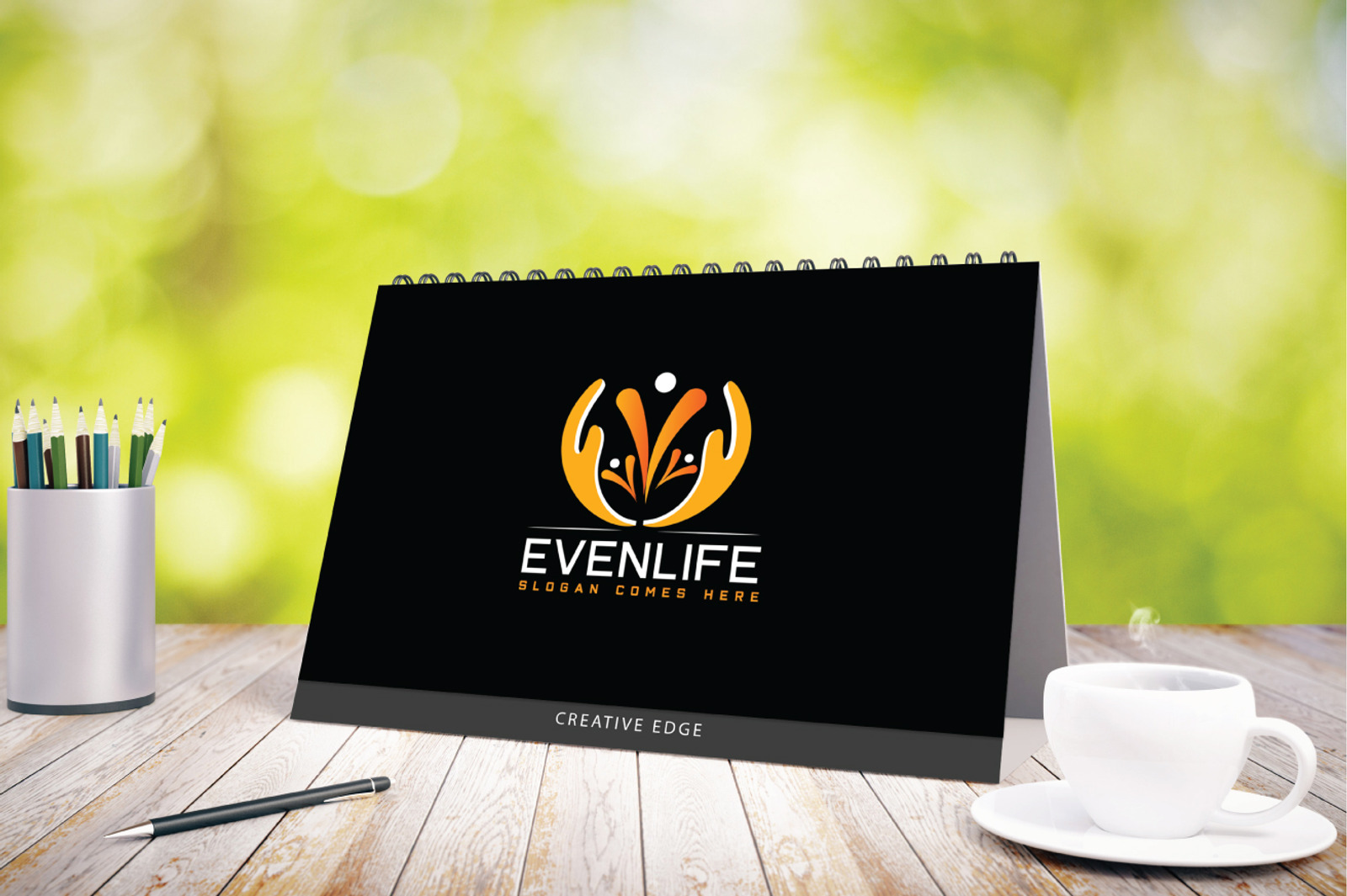 Evenlife Logo Template #158046 - TemplateMonster