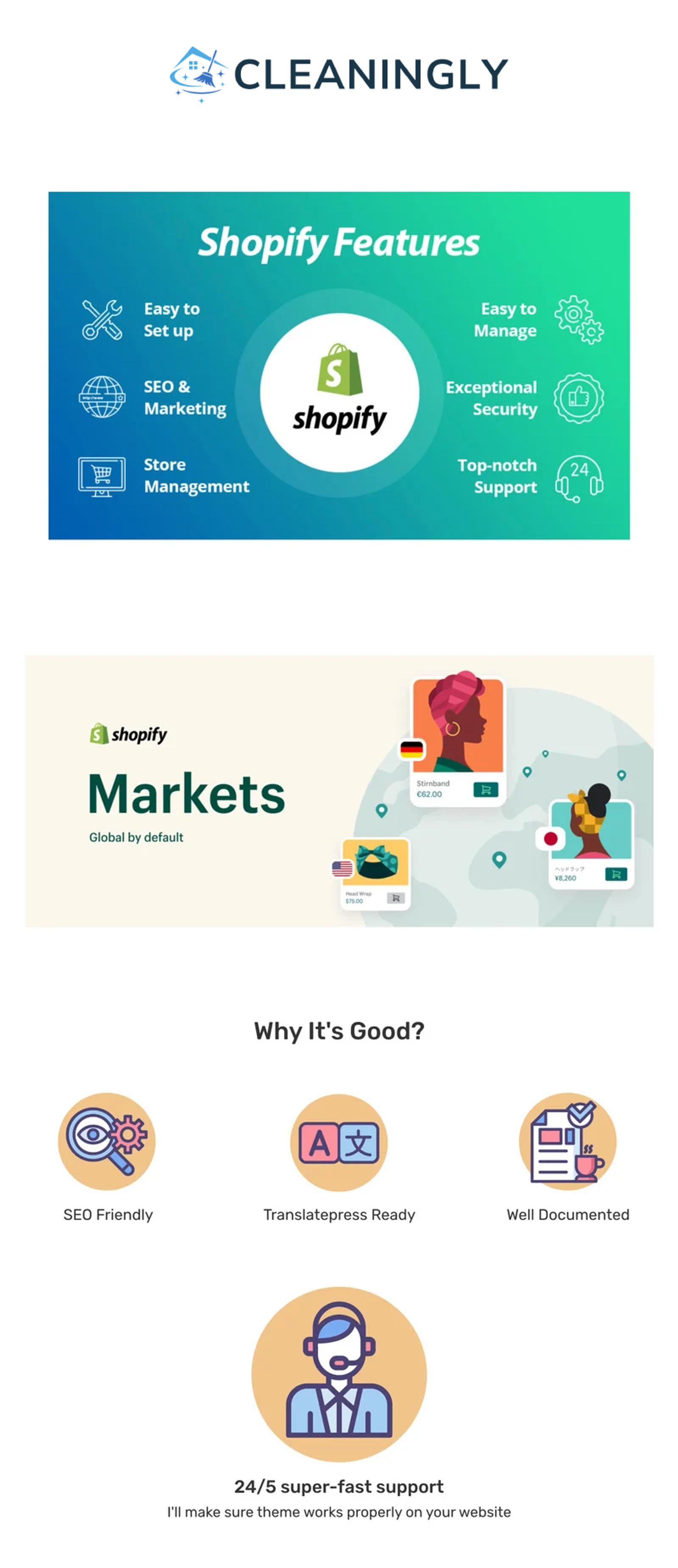 Cleaningly - Cleaning Services & Products Shopify Theme