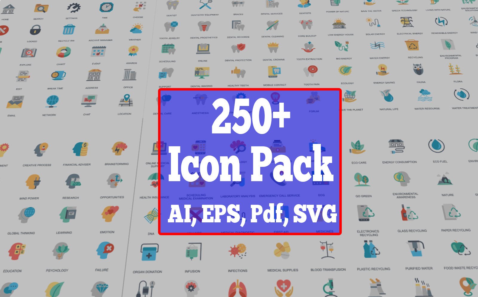 250+ Business Professional Icon Set #243129 - TemplateMonster
