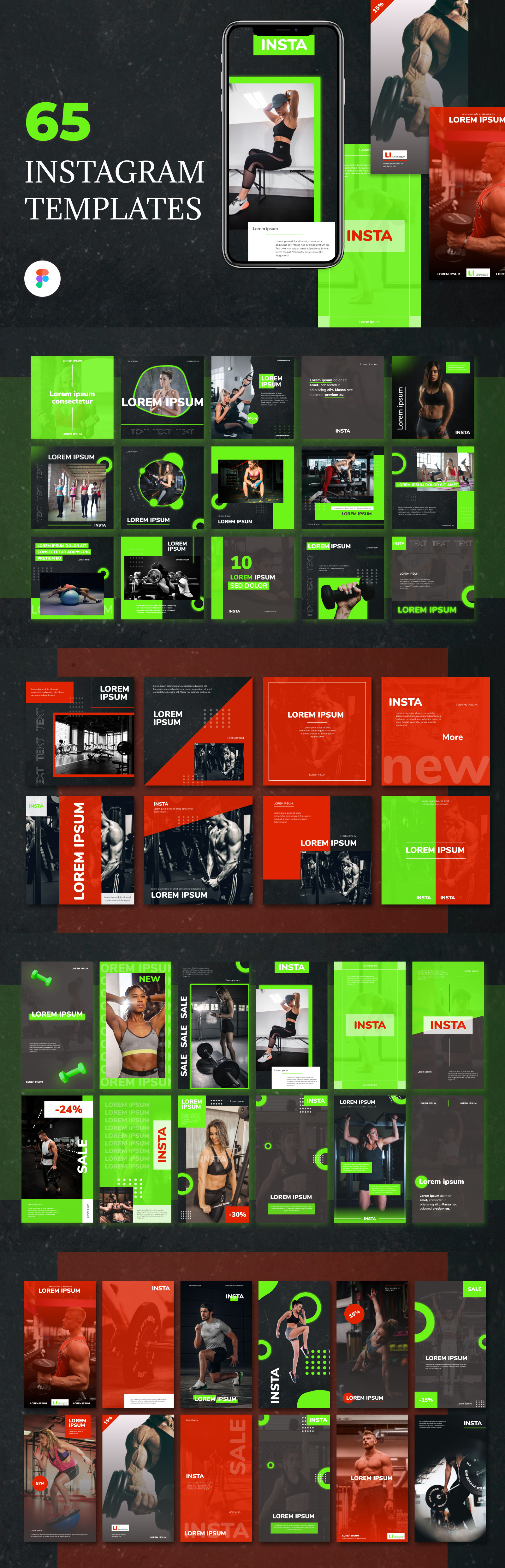 Social Media Instagram Templates Sport - TemplateMonster