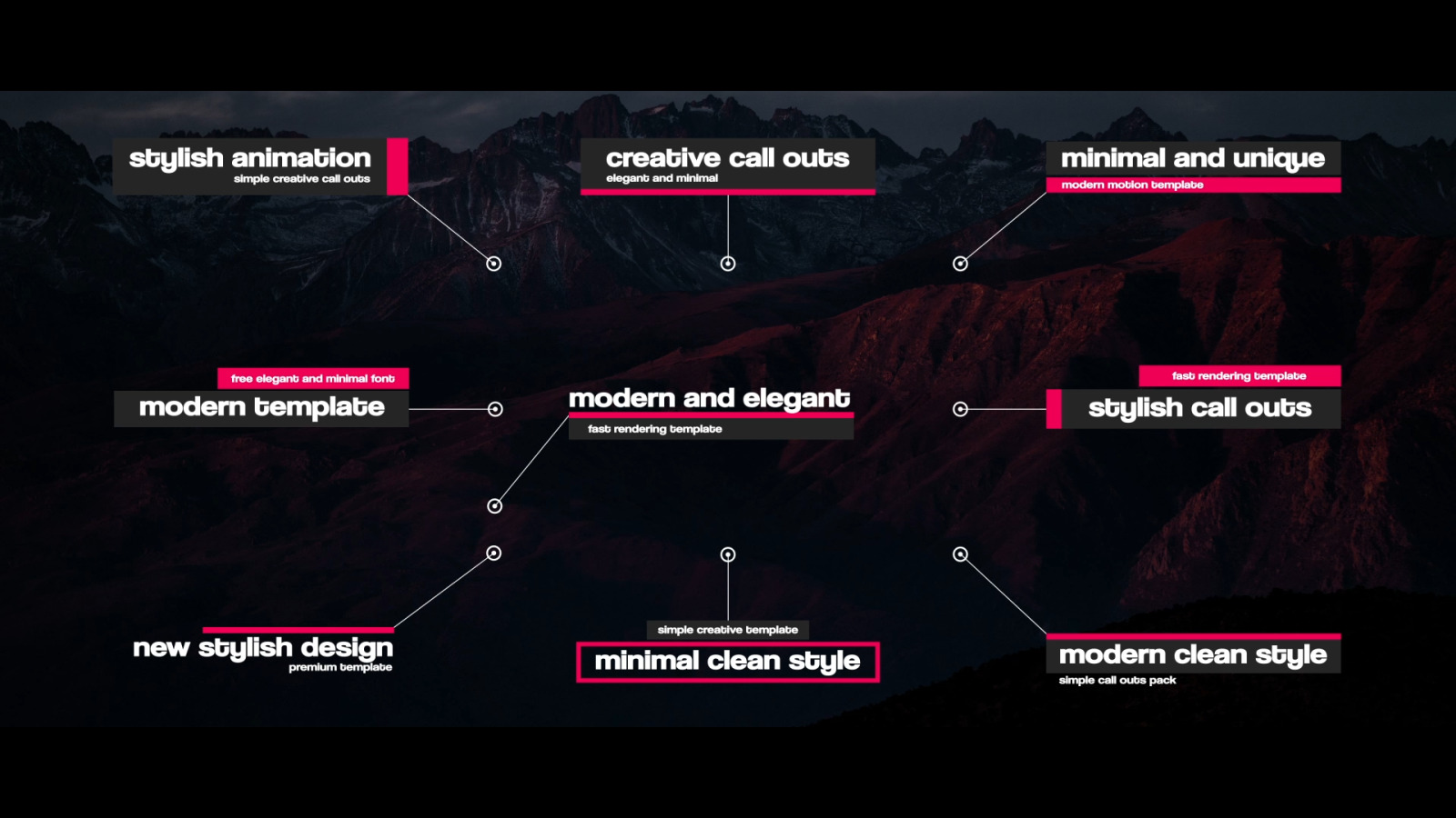 Call-Outs For Premiere Pro MOGRT #176878 - TemplateMonster