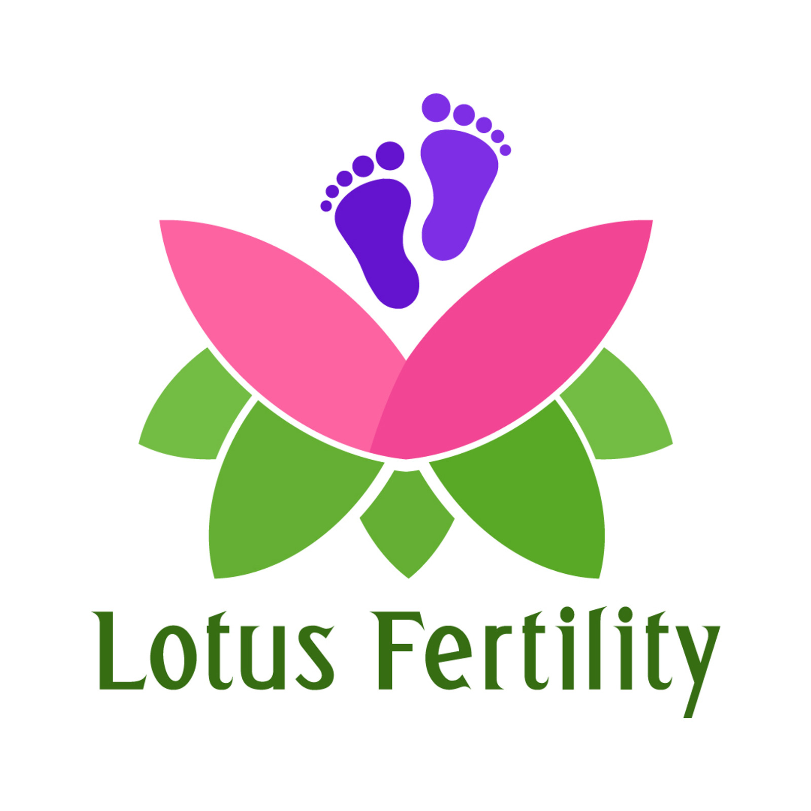 Lotus Fertility Logo Template #249880 - TemplateMonster