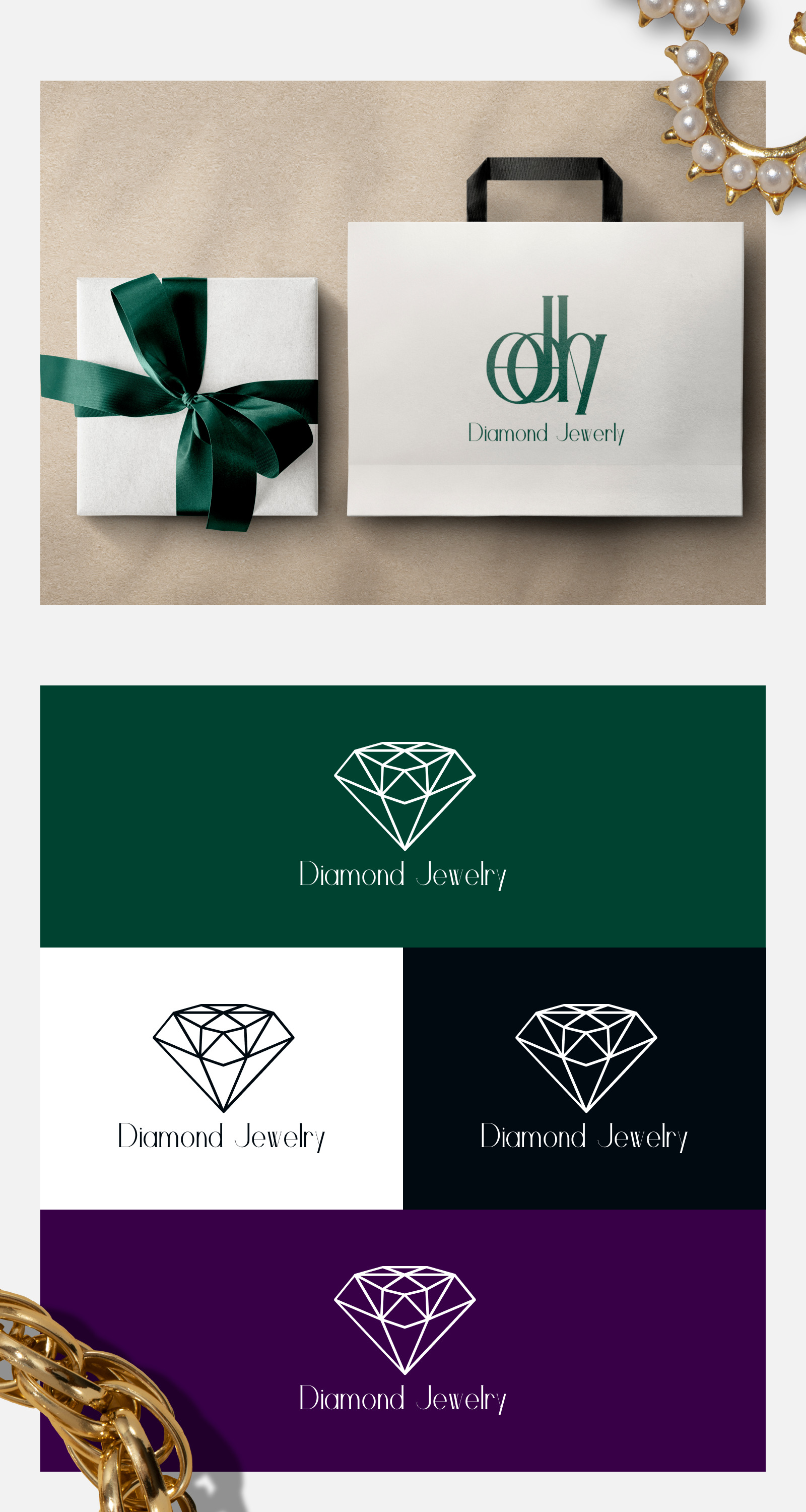 Diamond Jewelry — Logo pack for Jewelry Brands