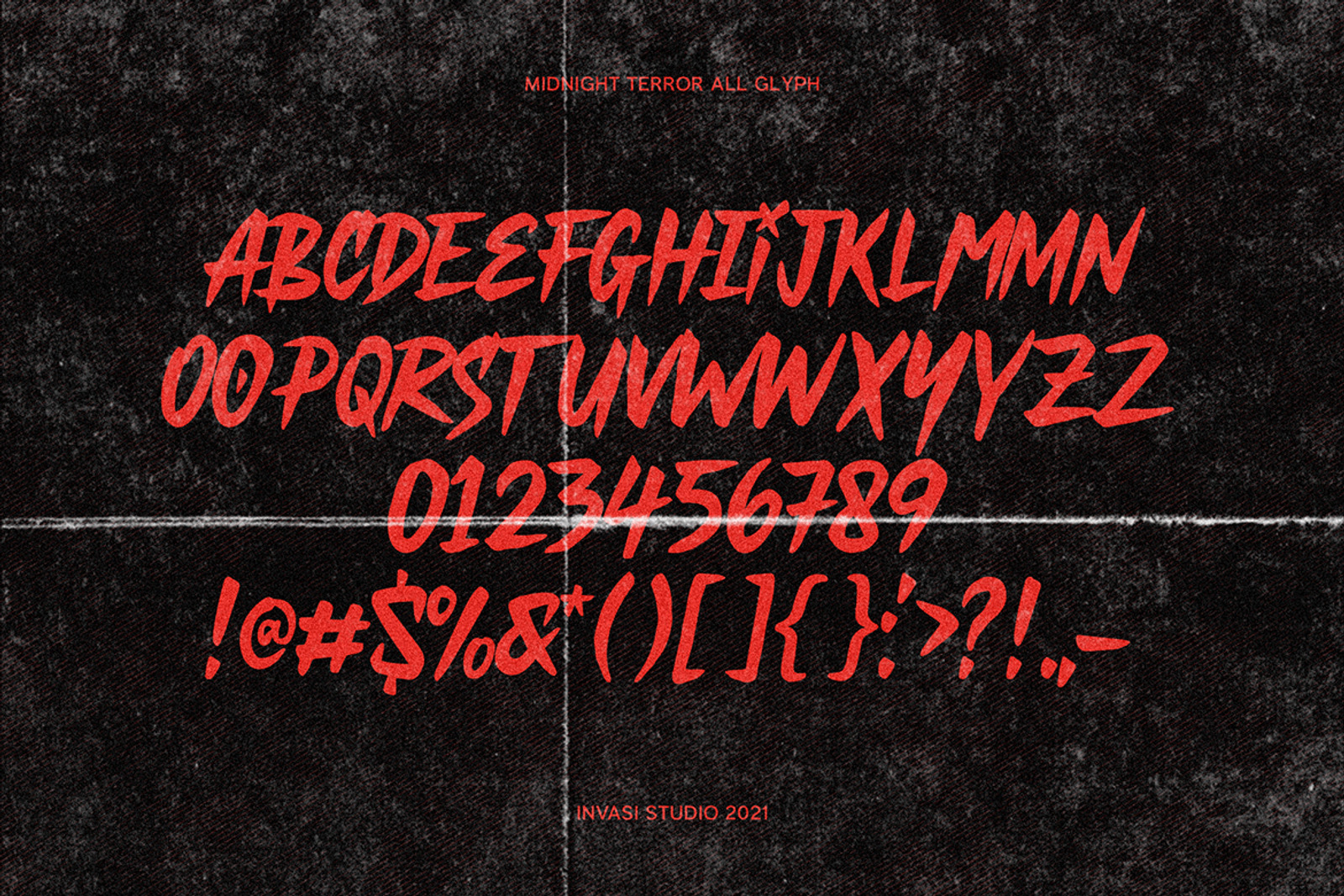 Midnight Terror - Horror Font #205543 - TemplateMonster