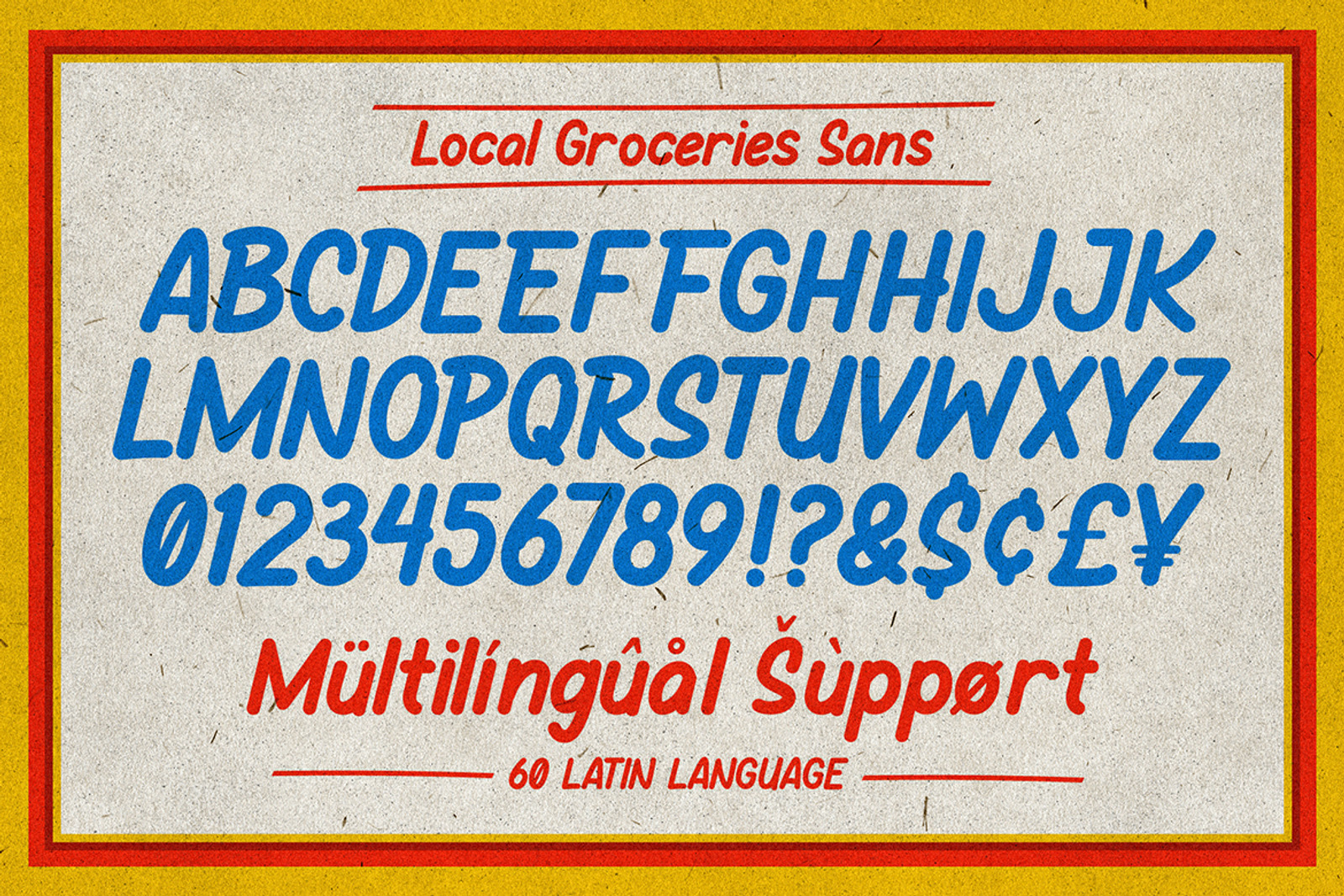 Local Groceries - Handwritten Font Duo - TemplateMonster