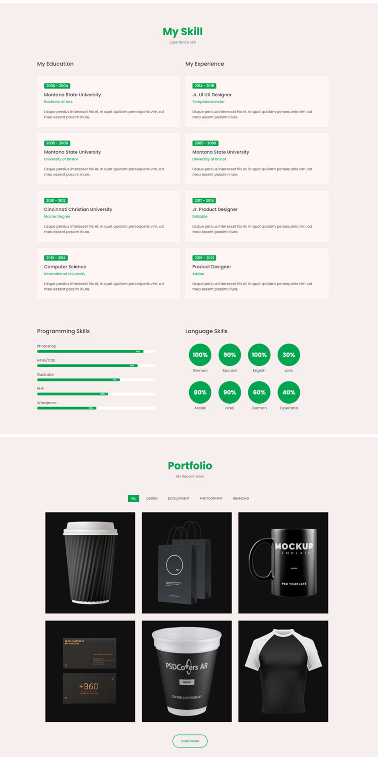 Orange - Bootstrap 5 Personal Portfolio & Resume HTML5 Template.
