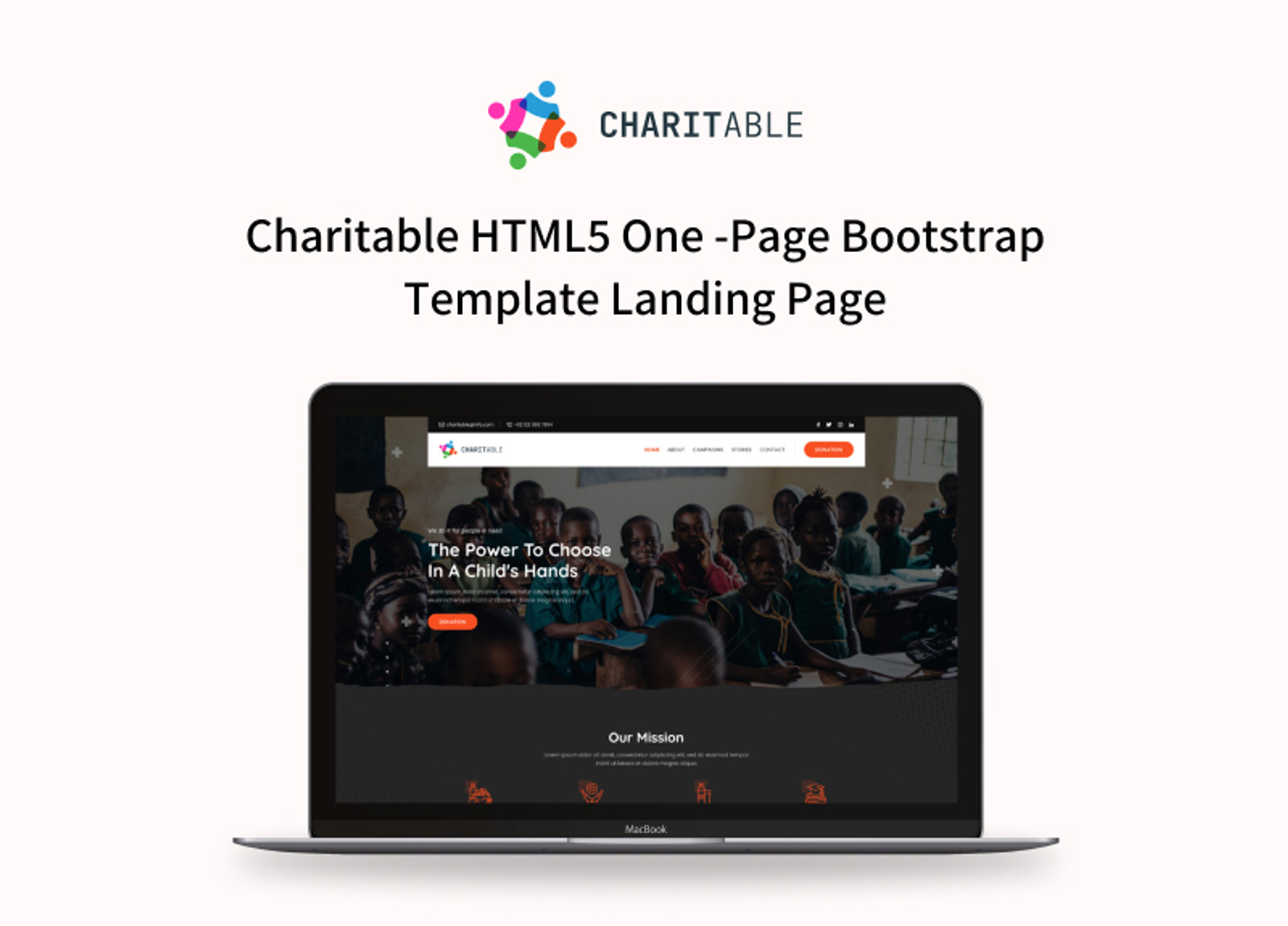 Charitable- NGO and Charity Trust Services HTML Bootstrap Template