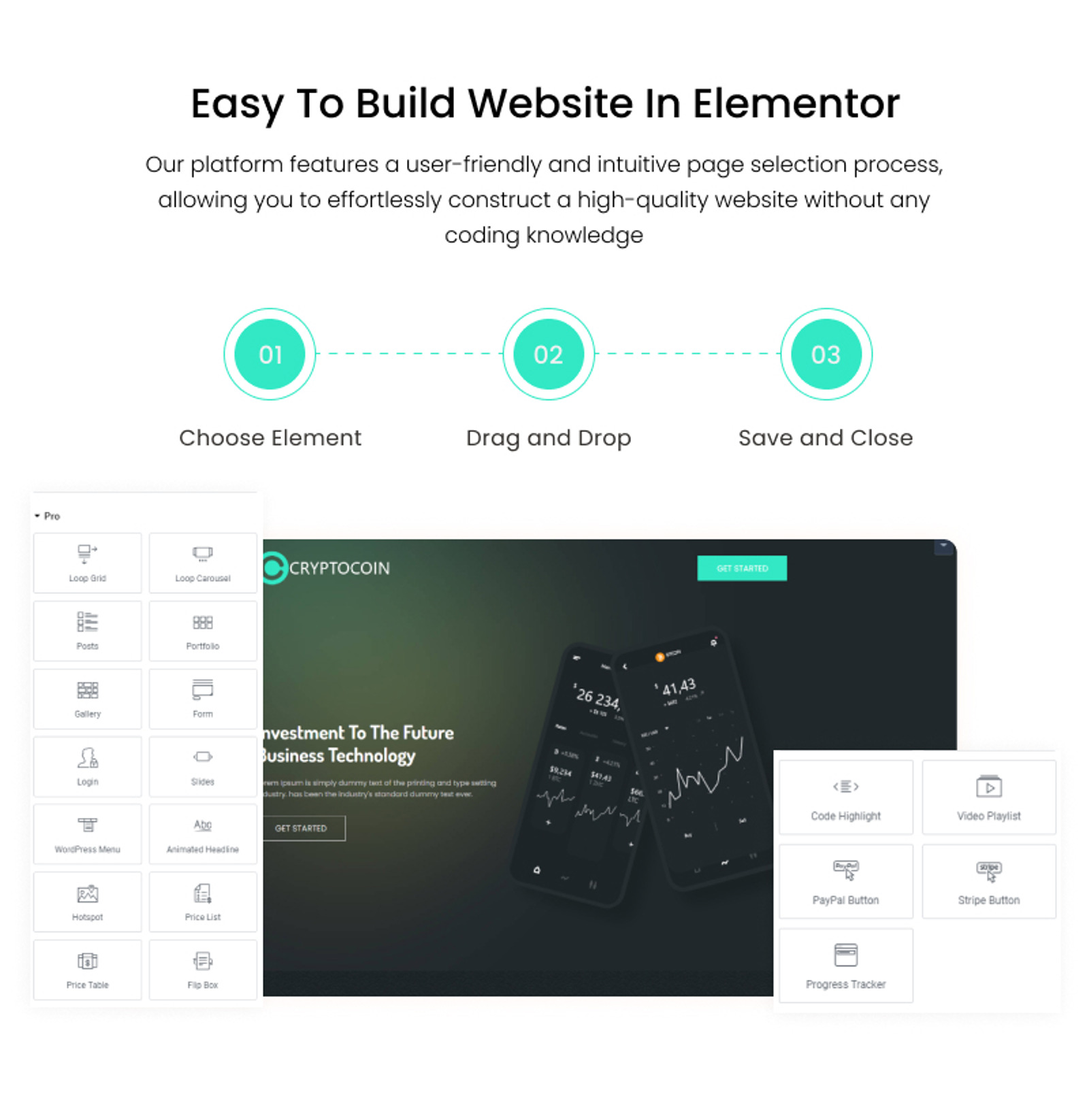 CryptoCoin - Crypto Currency Elementor Template