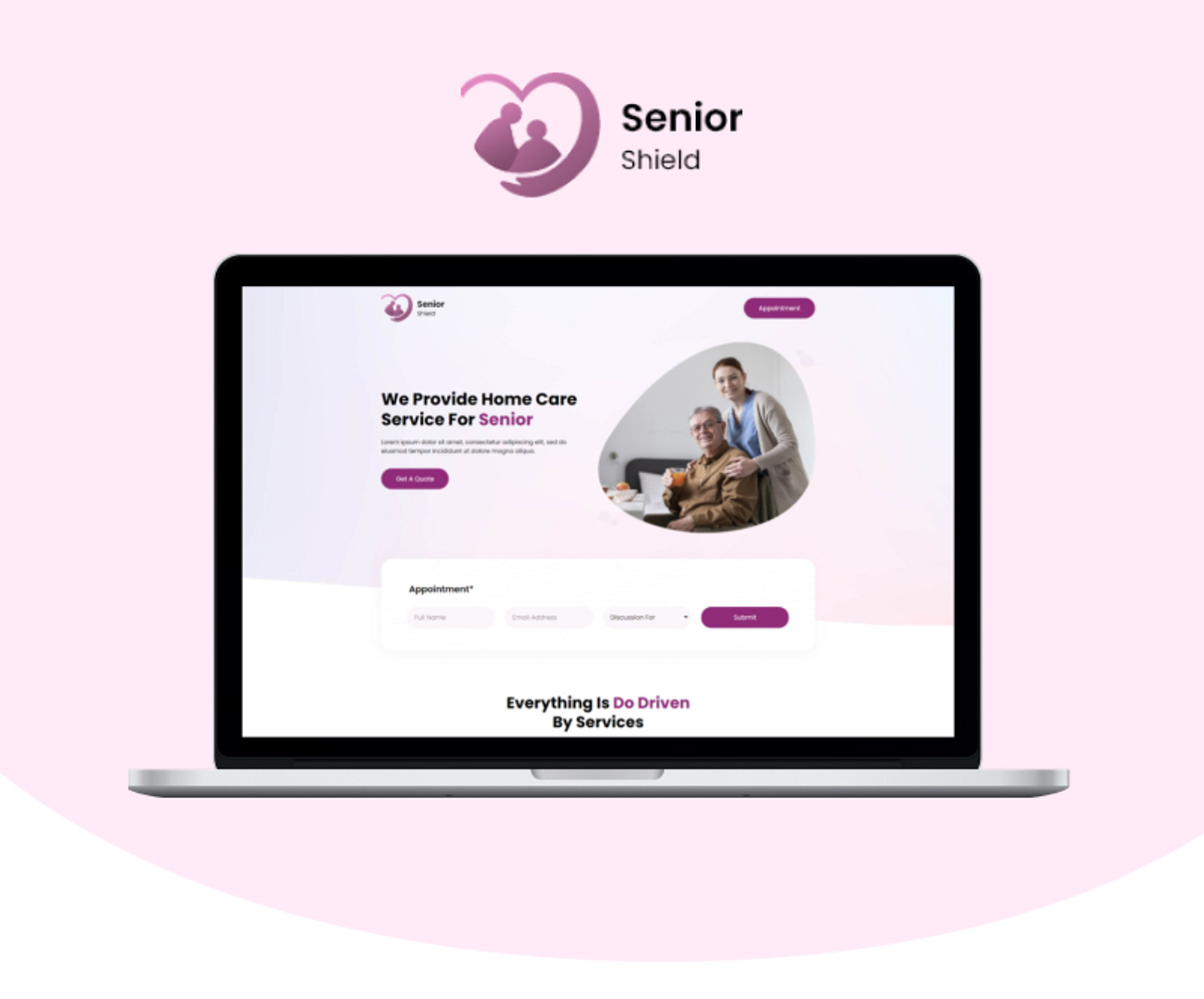 Senior Shield - Home Care Services Ready to use Elementor Landing Page Template