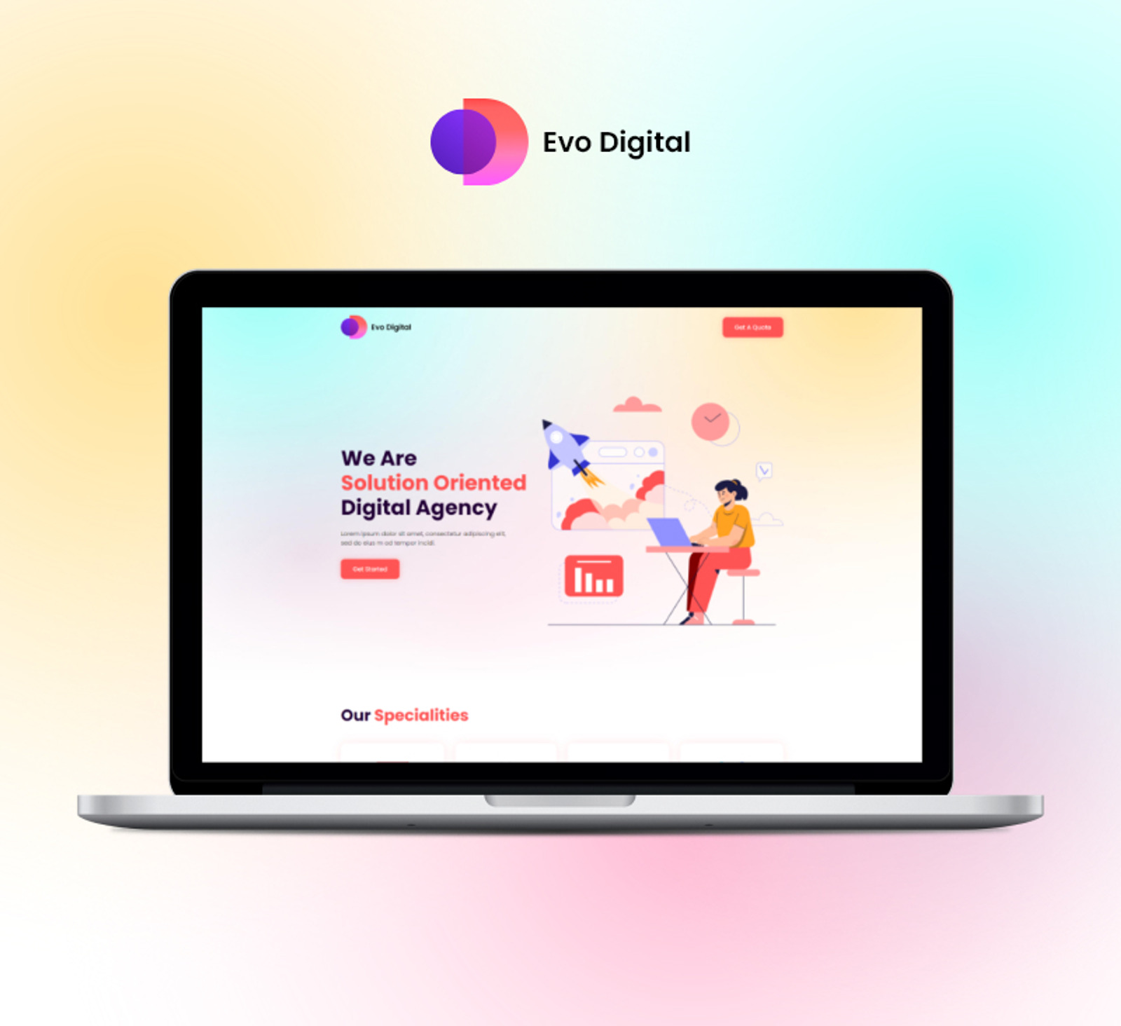 Evo Digital - IT Services Ready to Use Elementor Template